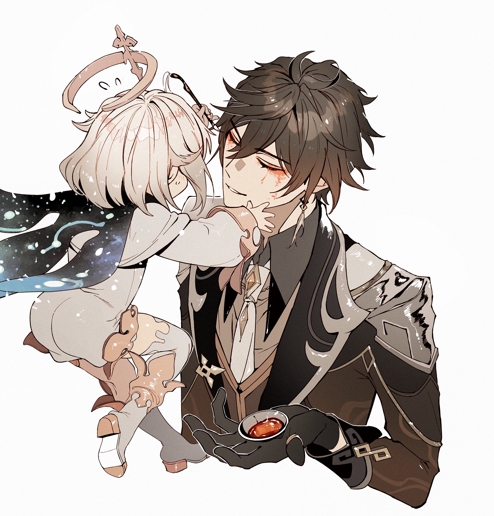 Paimon And Zhongli Genshin Impact | HoYoLAB