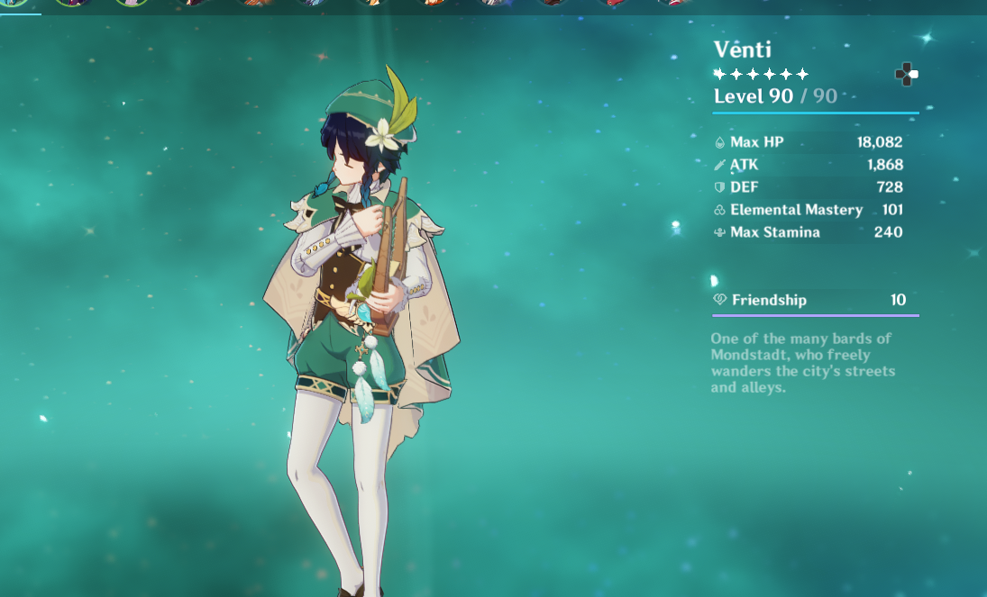 My Venti build and guide (Aimed at high skill damage) for solo-ing him ...