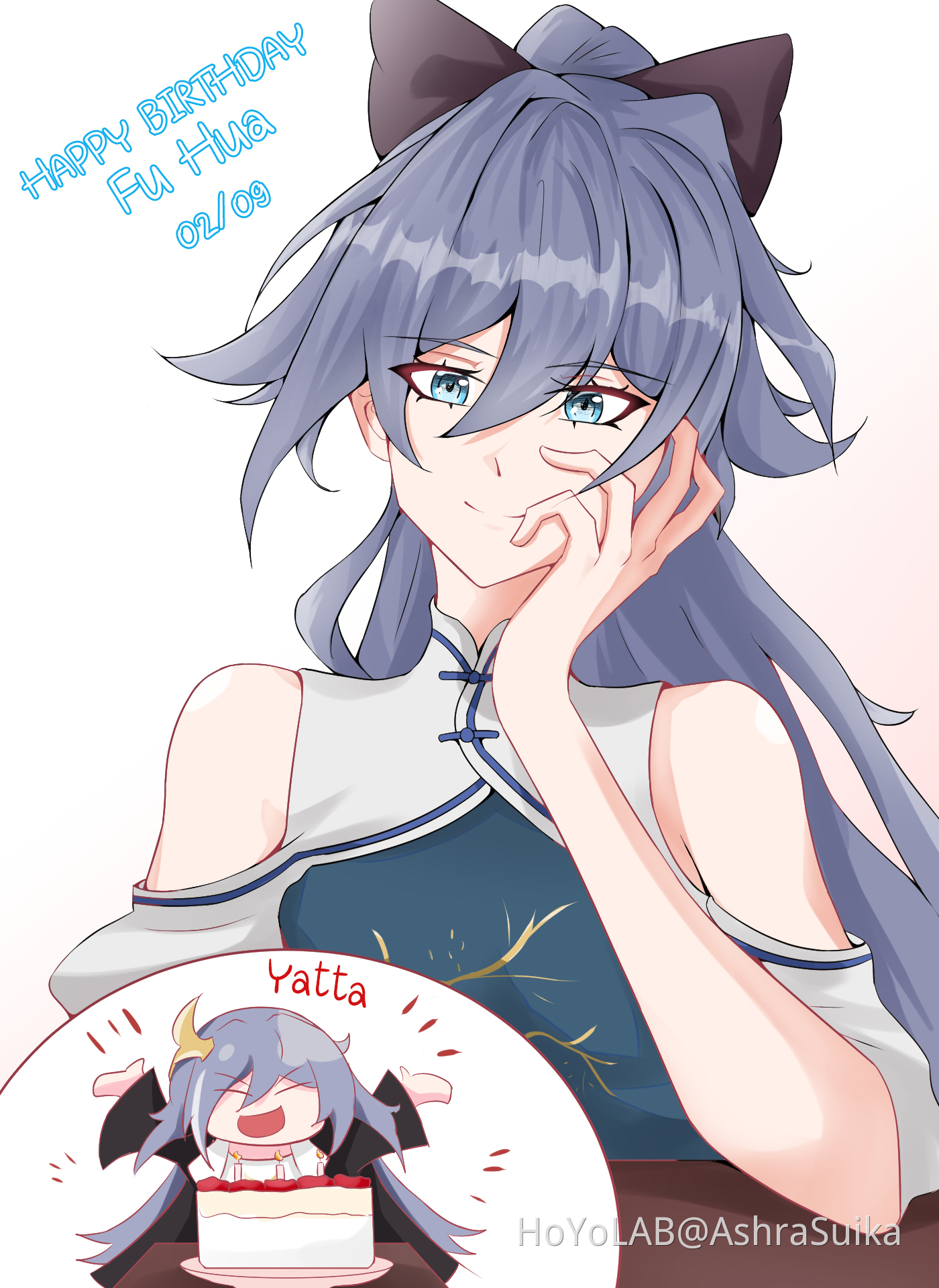 สุขสันต์วันเกิดคุณแม่และลูกไก่ [ Happy Birthday Fu Hua ] Honkai Impact ...