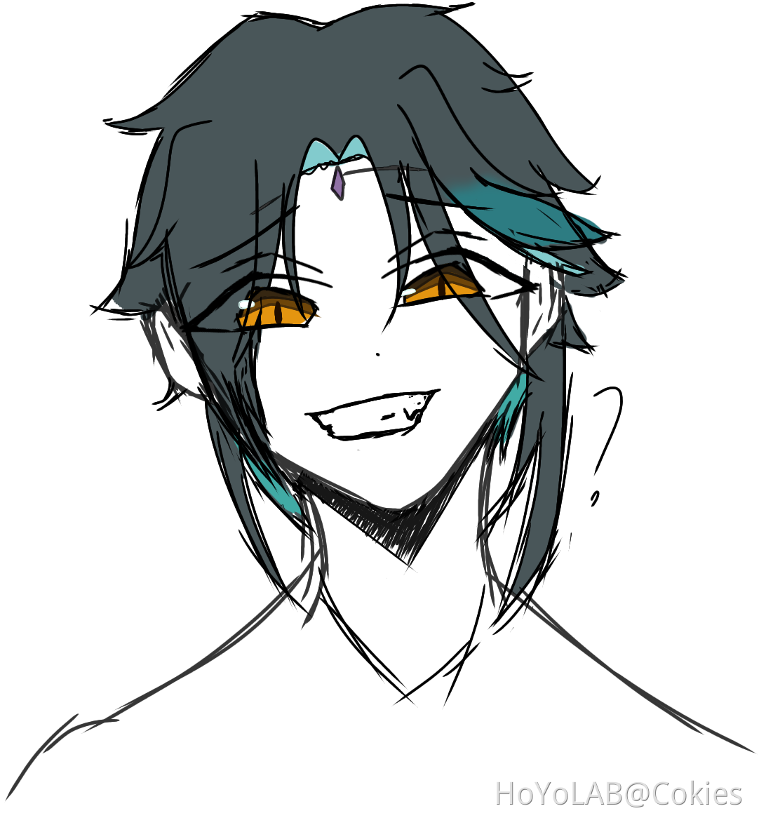 just xiao smile Genshin Impact | HoYoLAB