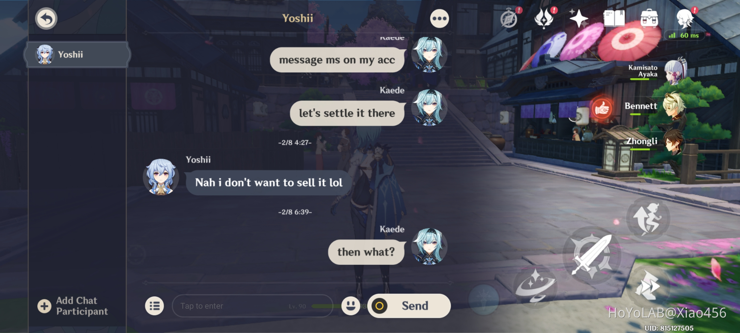 Genshin Hacked Account | Genshin Impact | HoYoLAB