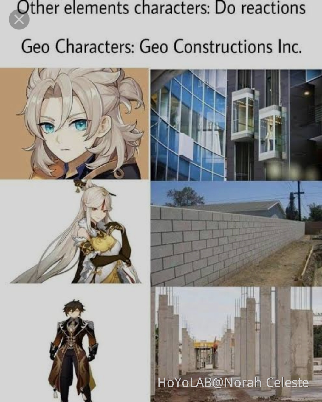Geo meme Genshin Impact | HoYoLAB