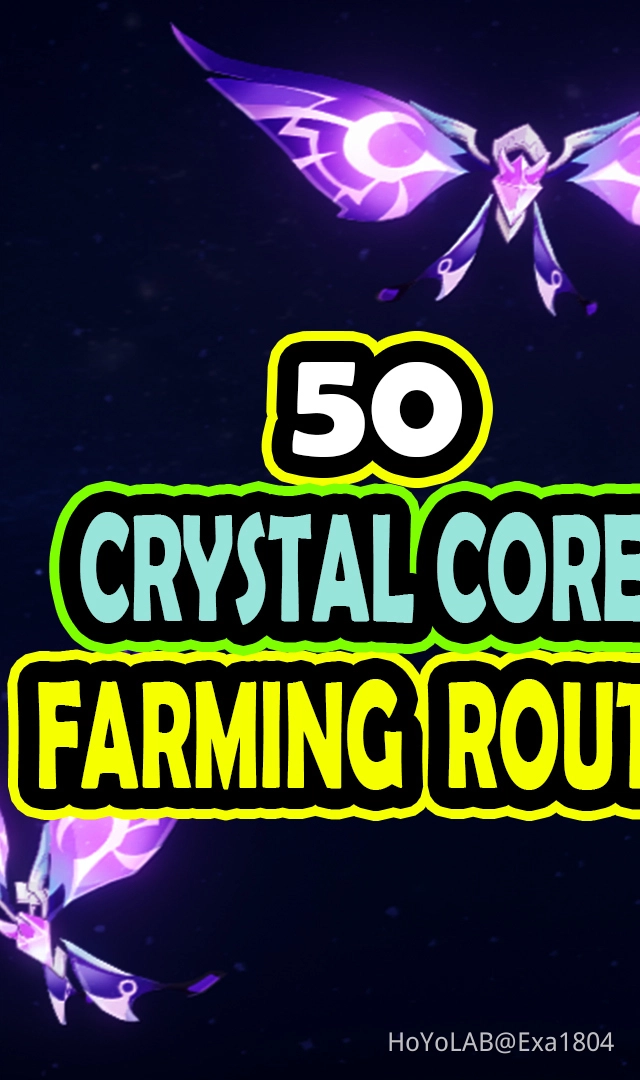 50 Crystal Core Farming Route - Closest to Teleporter (Video ...