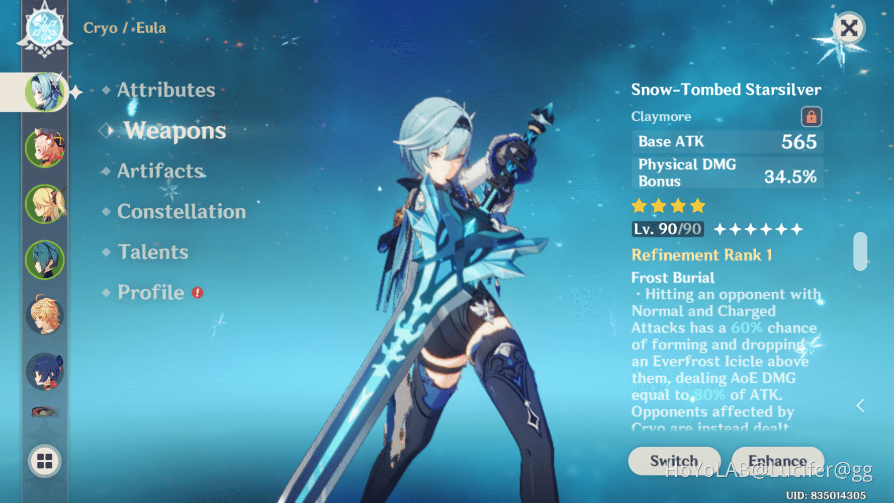 Eula Guide and Gameplay guide Genshin Impact | HoYoLAB