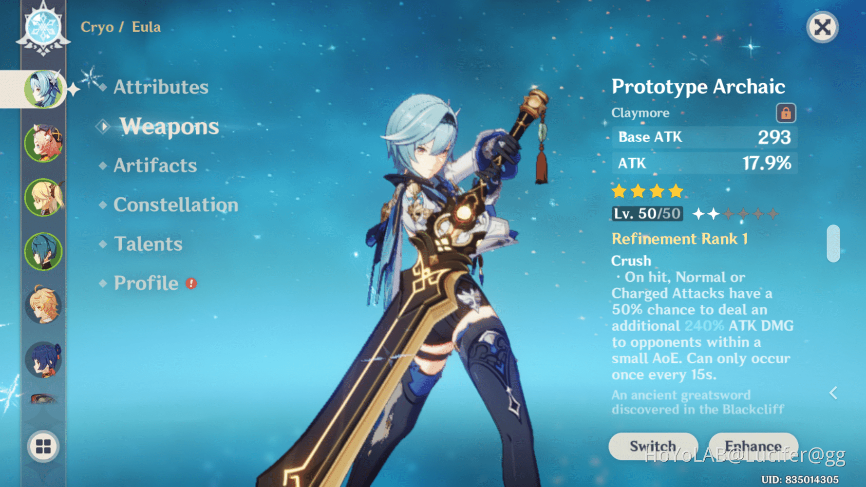 Eula Guide and Gameplay guide Genshin Impact | HoYoLAB