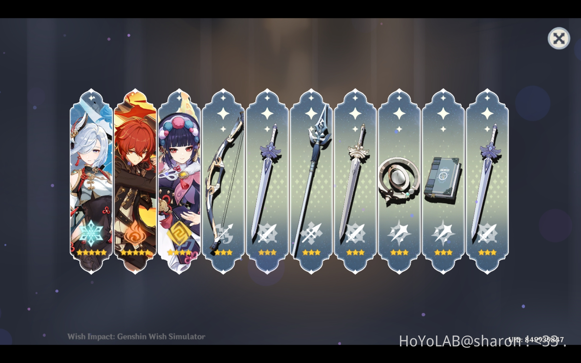 Is this lucky pull (WISH SIMULATOR BTW) Genshin Impact | HoYoLAB