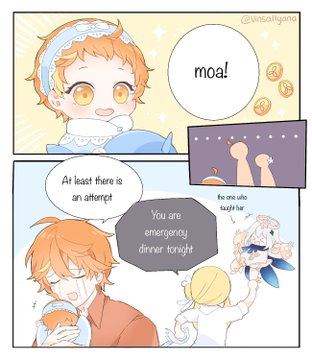 Lumine and Childe Baby | Genshin Impact | HoYoLAB