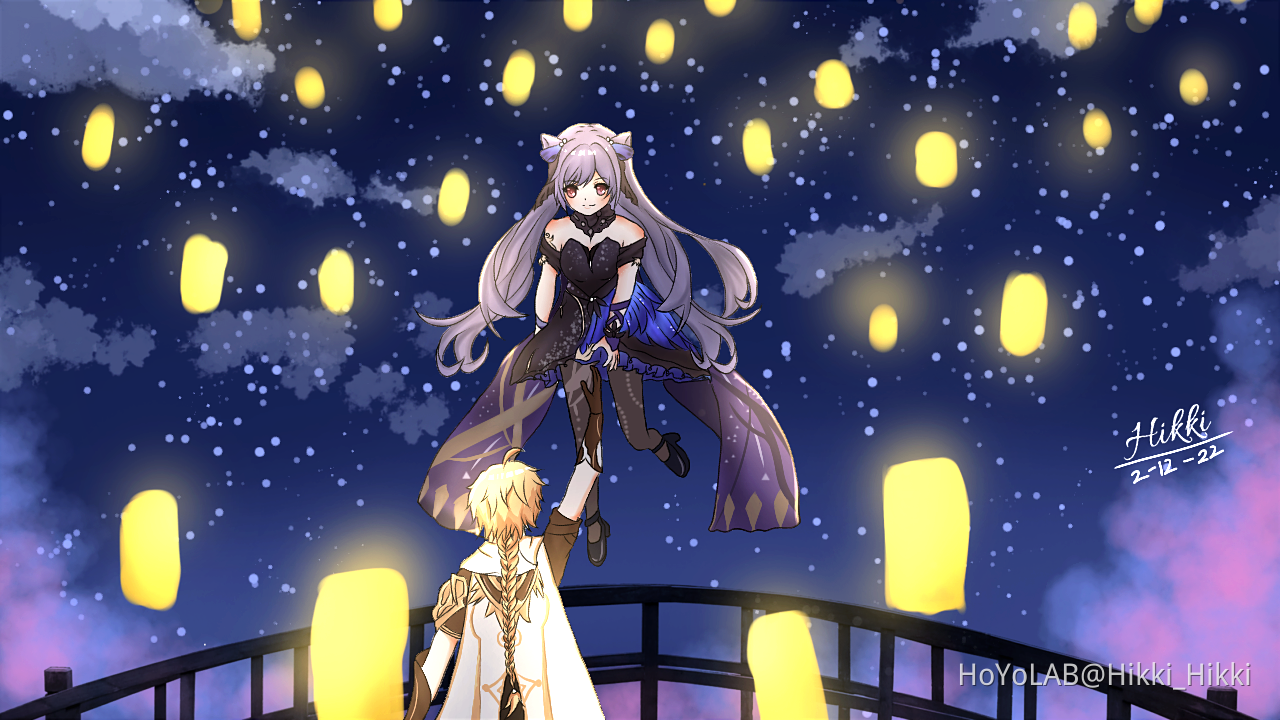 Lantern Rite Aether x Keqing Genshin Impact | HoYoLAB