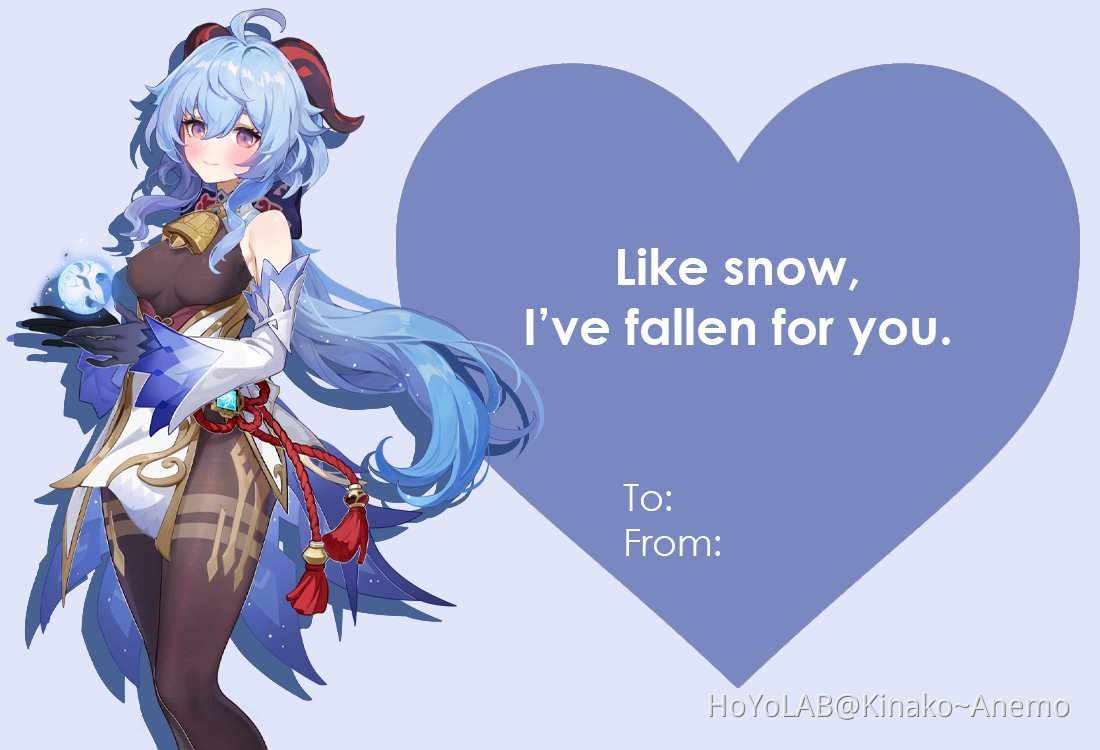 Valentines day special Genshin Impact | HoYoLAB