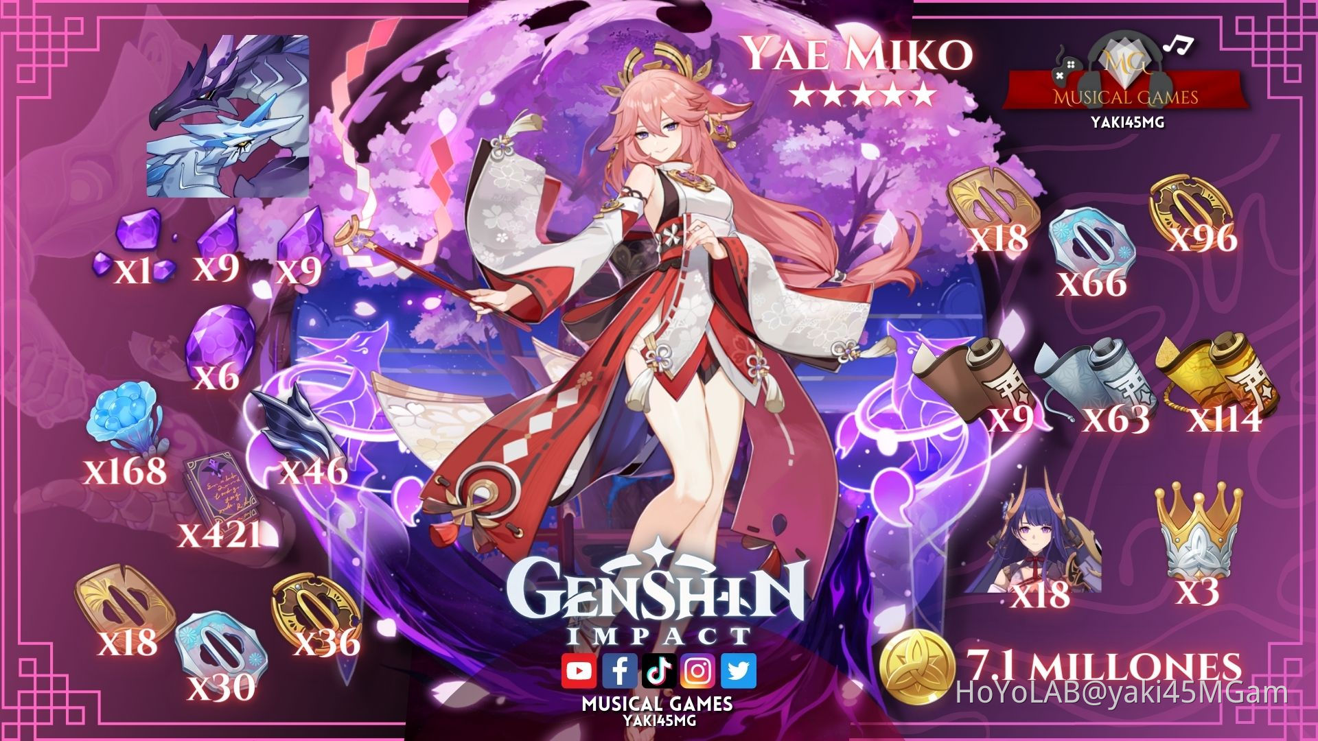 🌸Guia de farmeo Yae Miko🌸 Genshin Impact | HoYoLAB