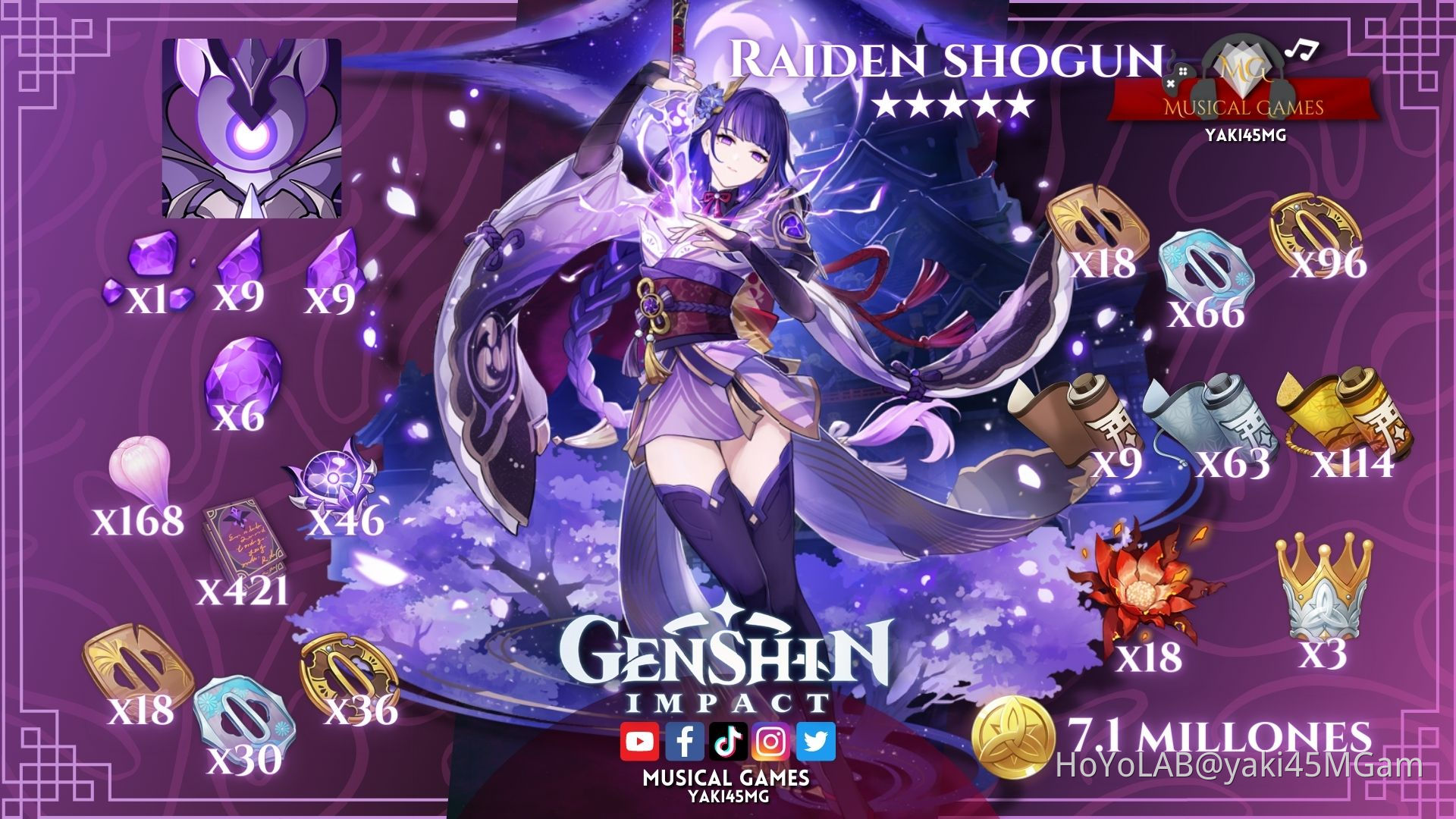 ⚡Guia de farmeo Shogun Raiden⚡ Genshin Impact | HoYoLAB