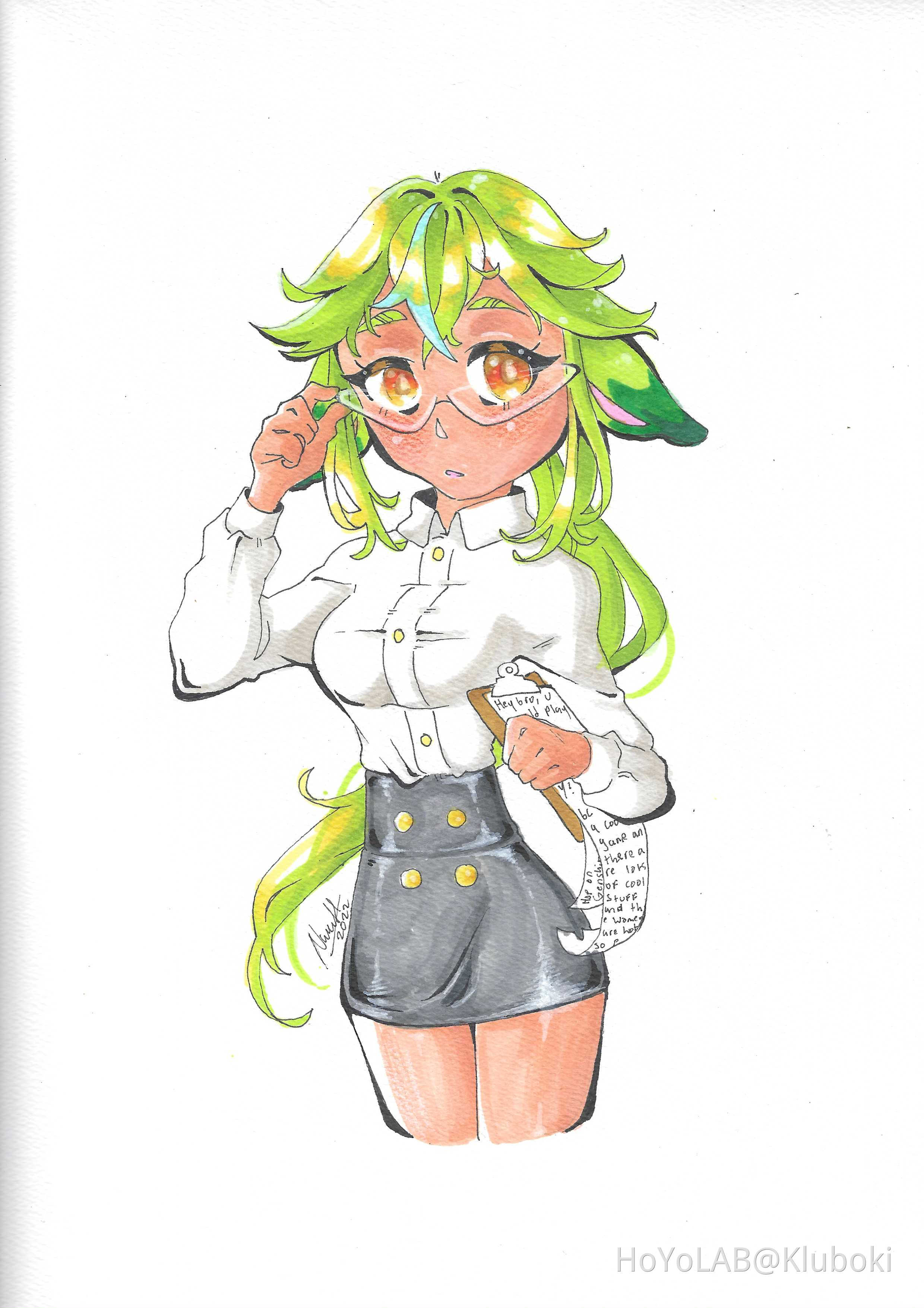 Sucrose Office Outfit Genshin Impact | HoYoLAB