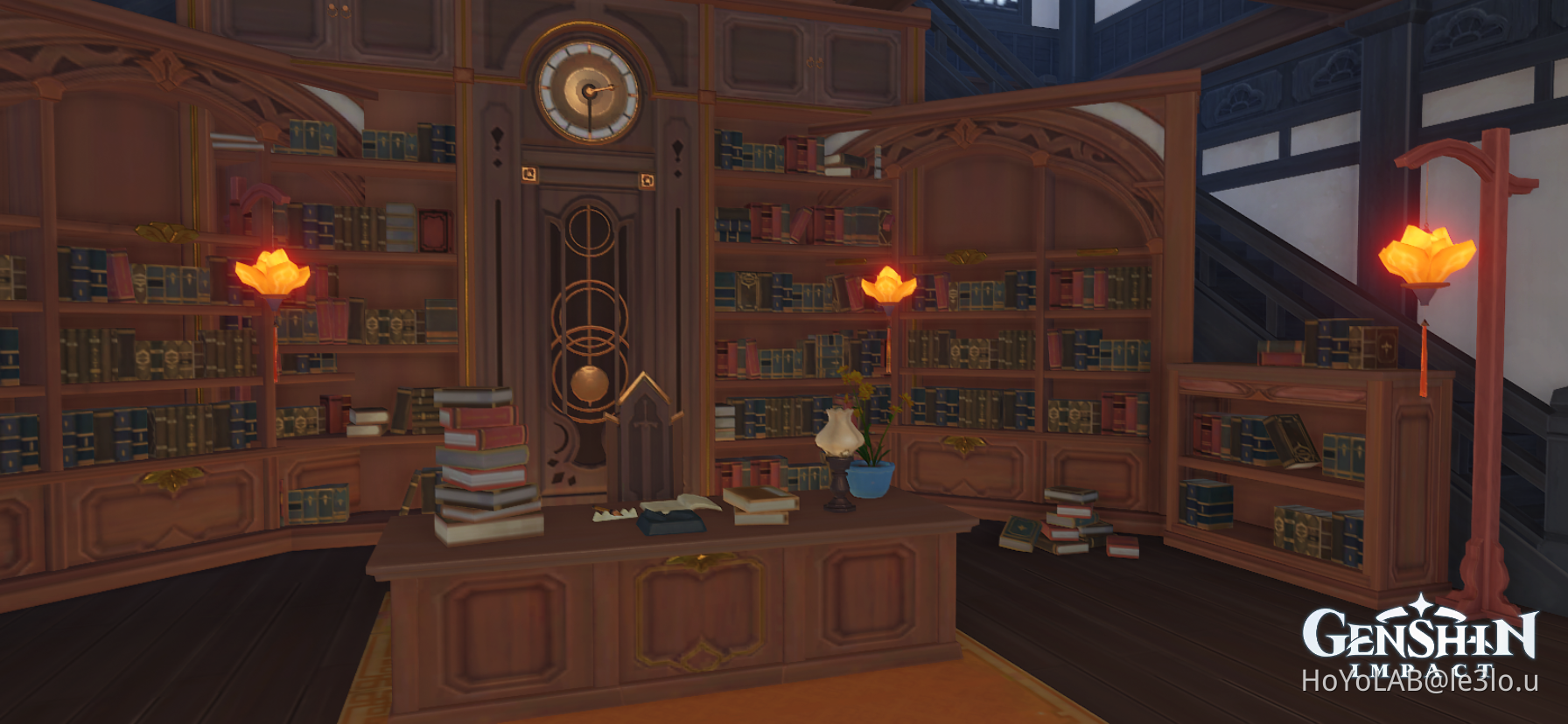 a library I guess ? Genshin Impact | HoYoLAB