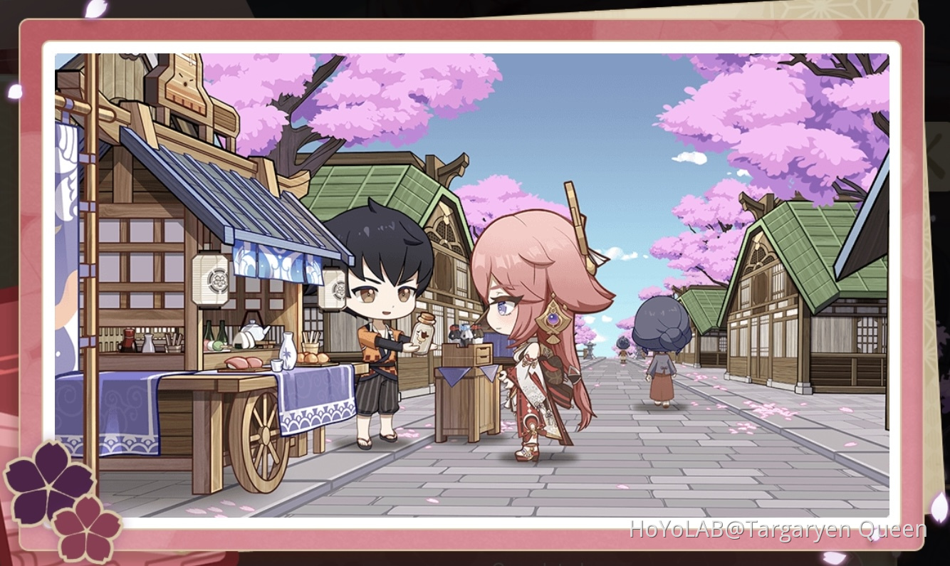 Kitsune’s Leisurely Stroll Around Hanamizaka | Genshin Impact | HoYoLAB