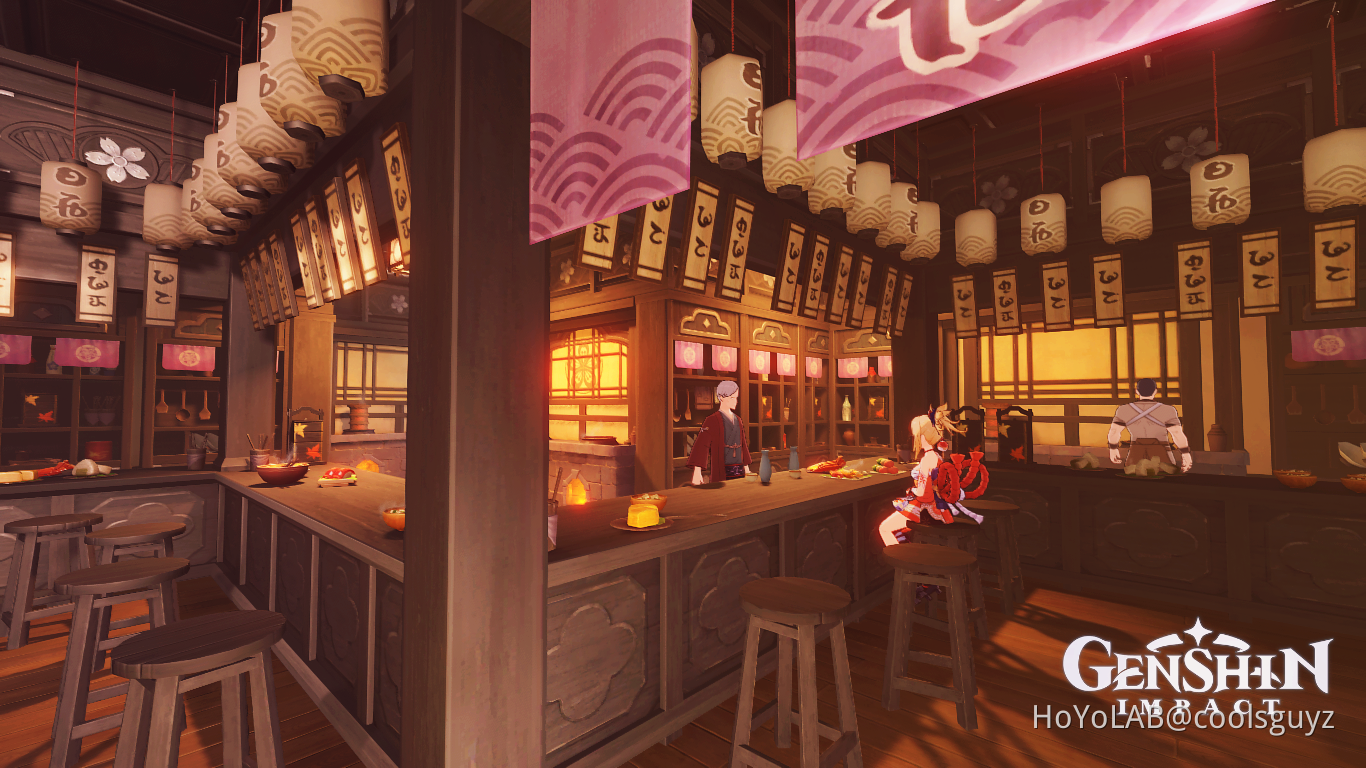 Inazuma - Uyuu Restaurant Genshin Impact | HoYoLAB