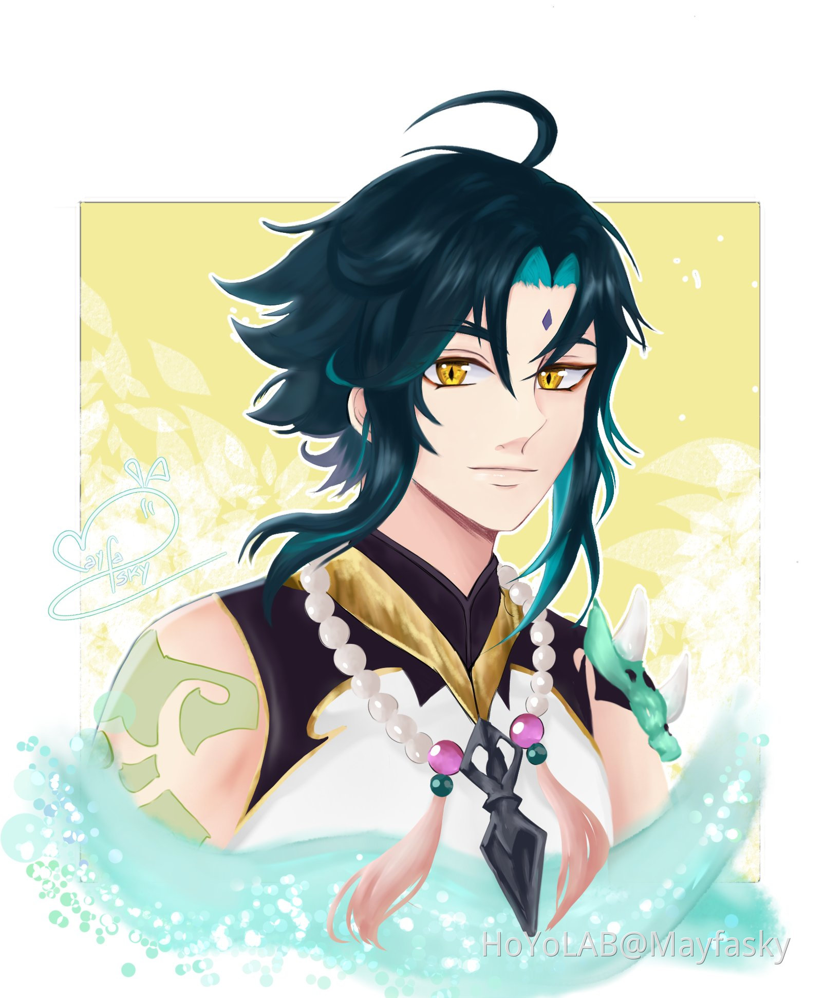 Xiao~ smile Genshin Impact | HoYoLAB