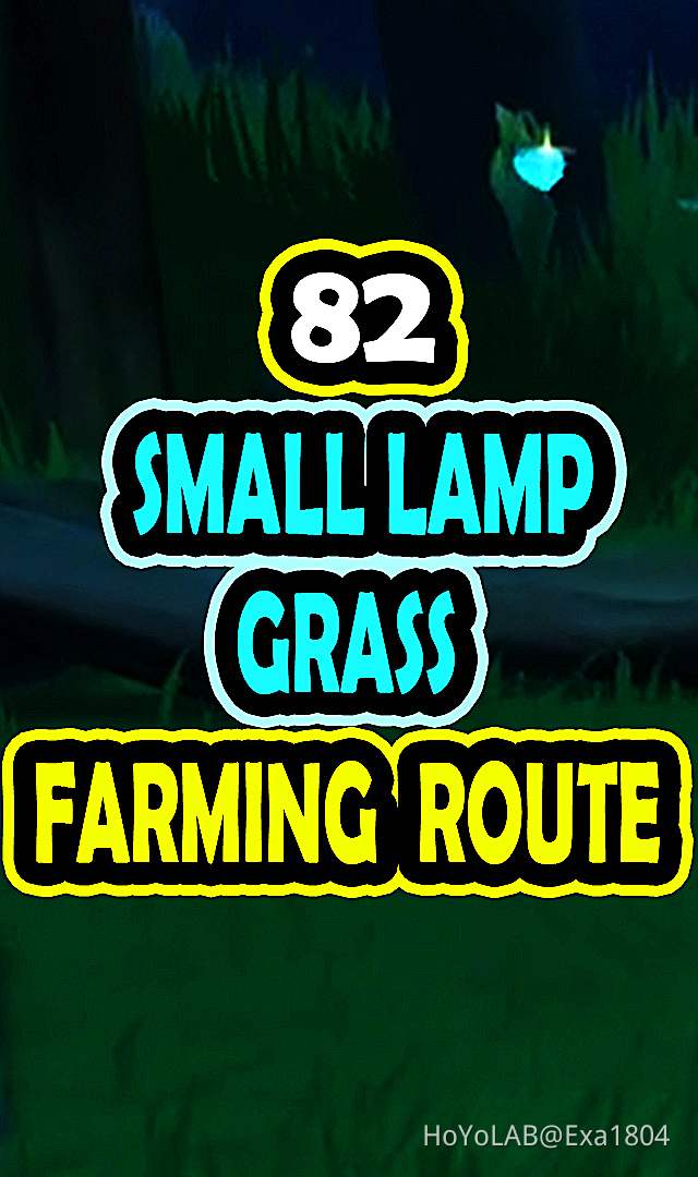 82 Small Lamp Grass Farming Route (Video + Screenshots) Genshin Impact ...