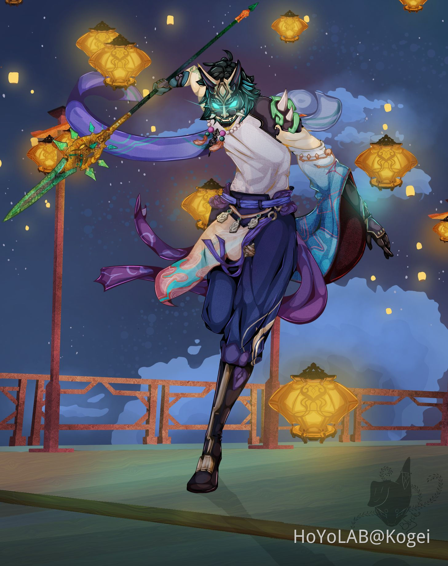 Xiao during lantern rite Genshin Impact | HoYoLAB