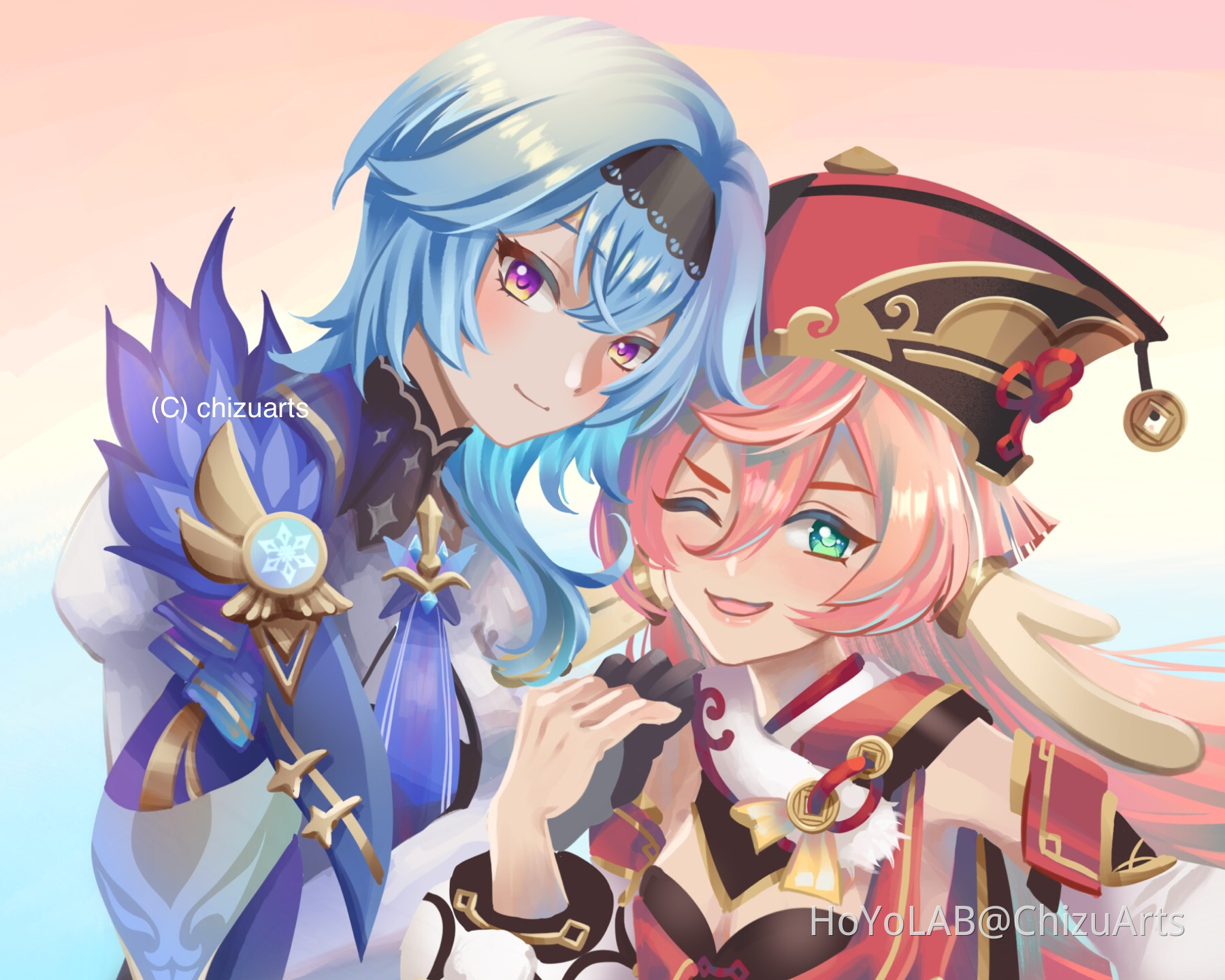 Eula & Yanfei Genshin Impact | HoYoLAB