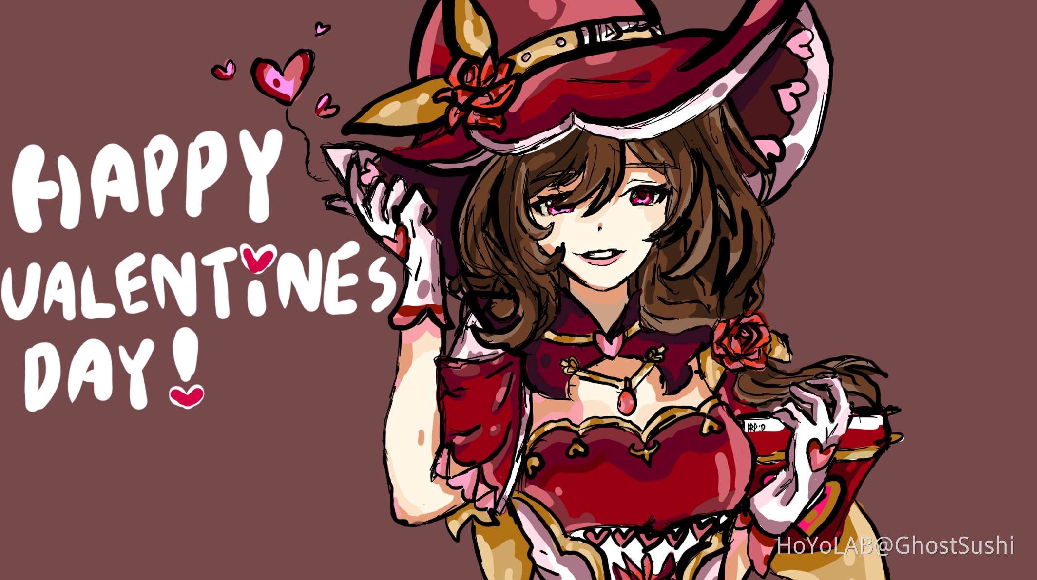 Happy Valentines Day -Lisa Genshin Impact | HoYoLAB