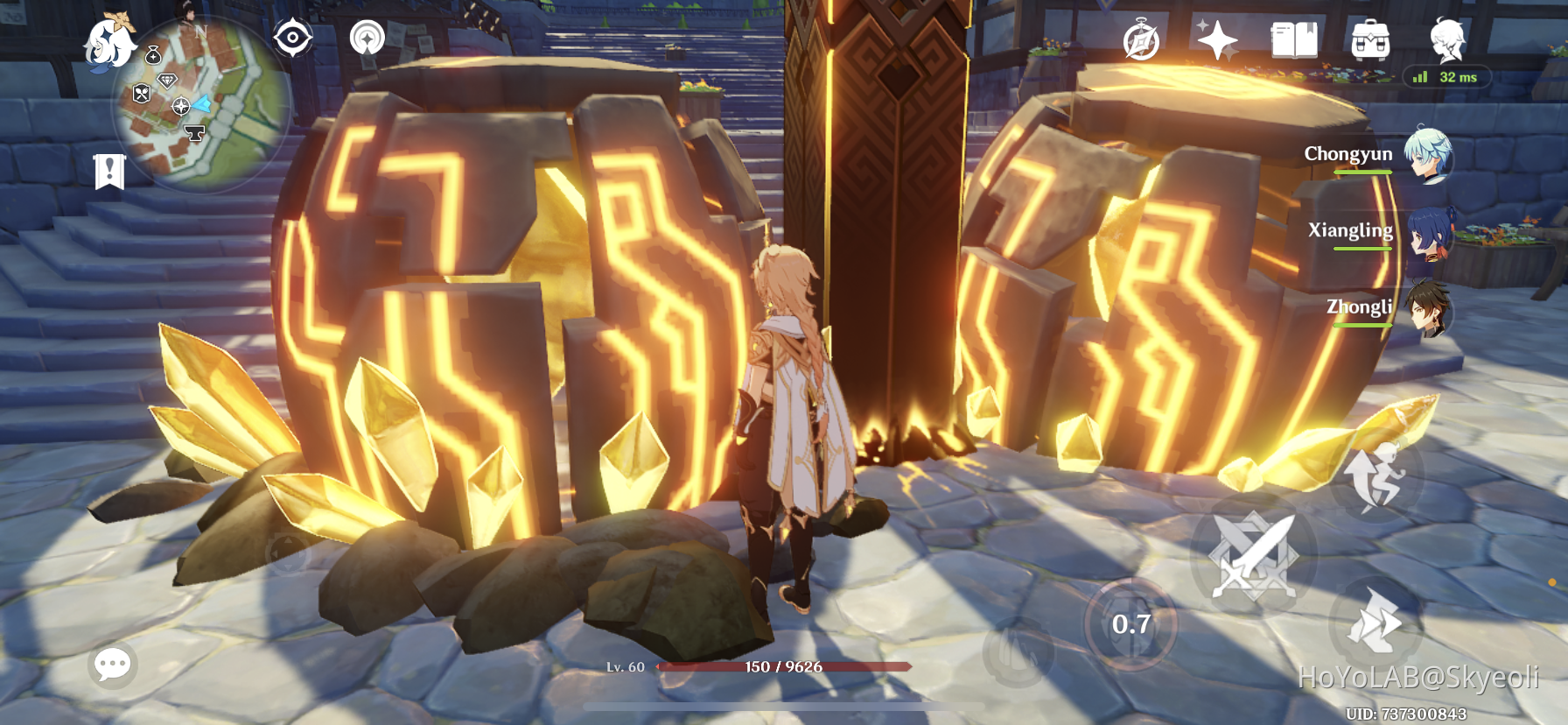 I made balls using zhongli and traveler Genshin Impact | HoYoLAB