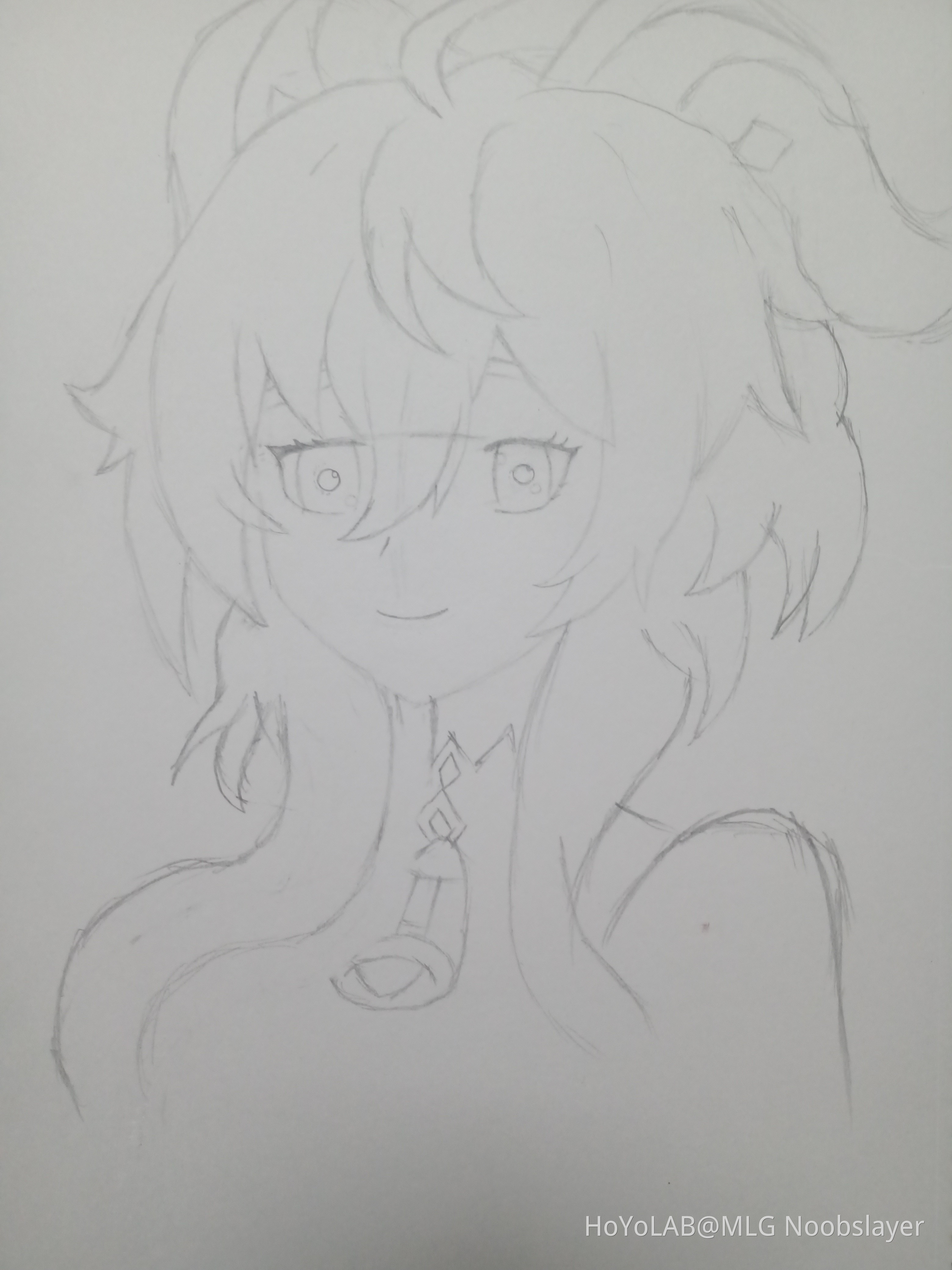 ganyu art (working progress) Genshin Impact | HoYoLAB