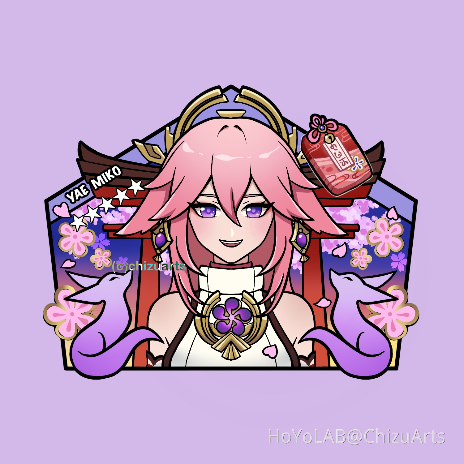 Lady Yae Miko - Ema Collection Genshin Impact | HoYoLAB