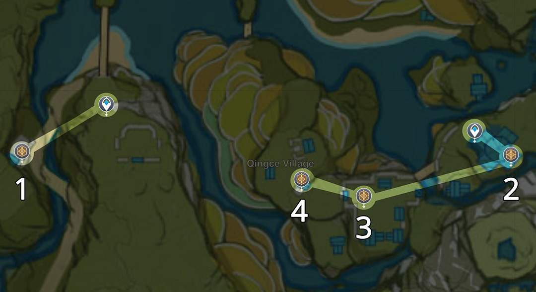 Daily Respawn Artifact "investigate" Locations (v2.5) Genshin Impact ...