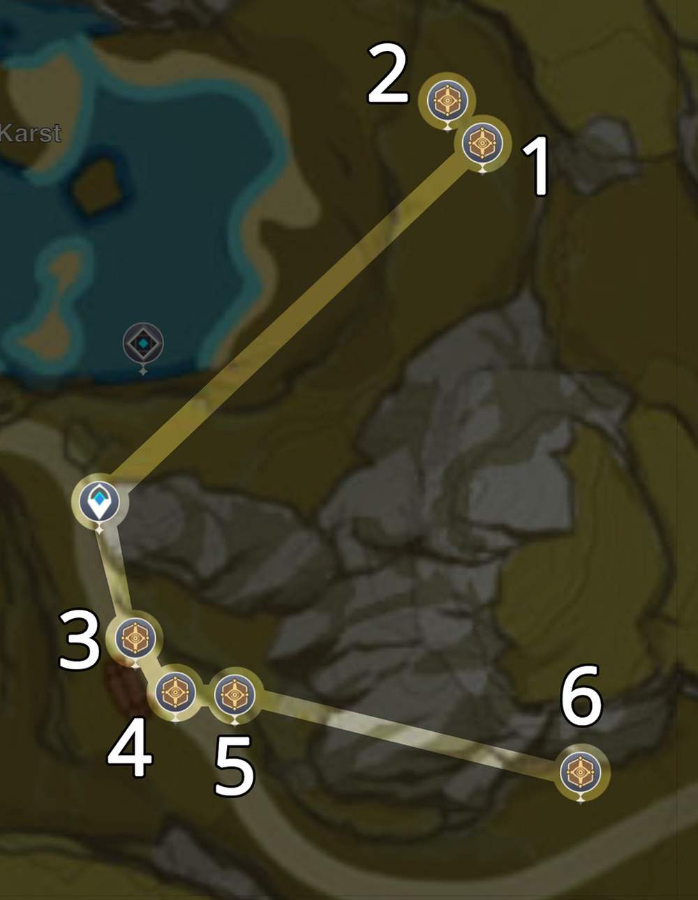 Daily Respawn Artifact "investigate" Locations (v2.5) Genshin Impact ...