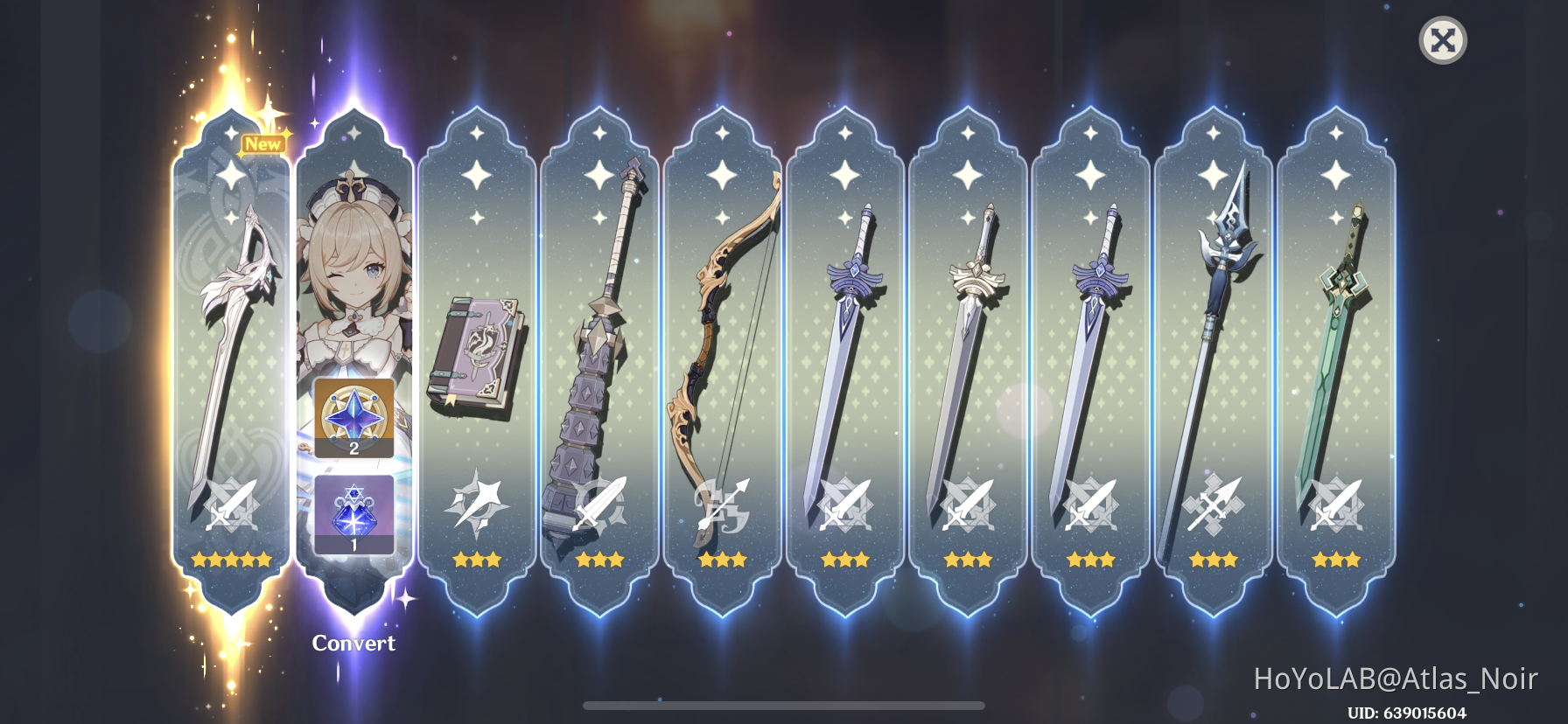 Favorite 5 Star Weapon? Genshin Impact | HoYoLAB