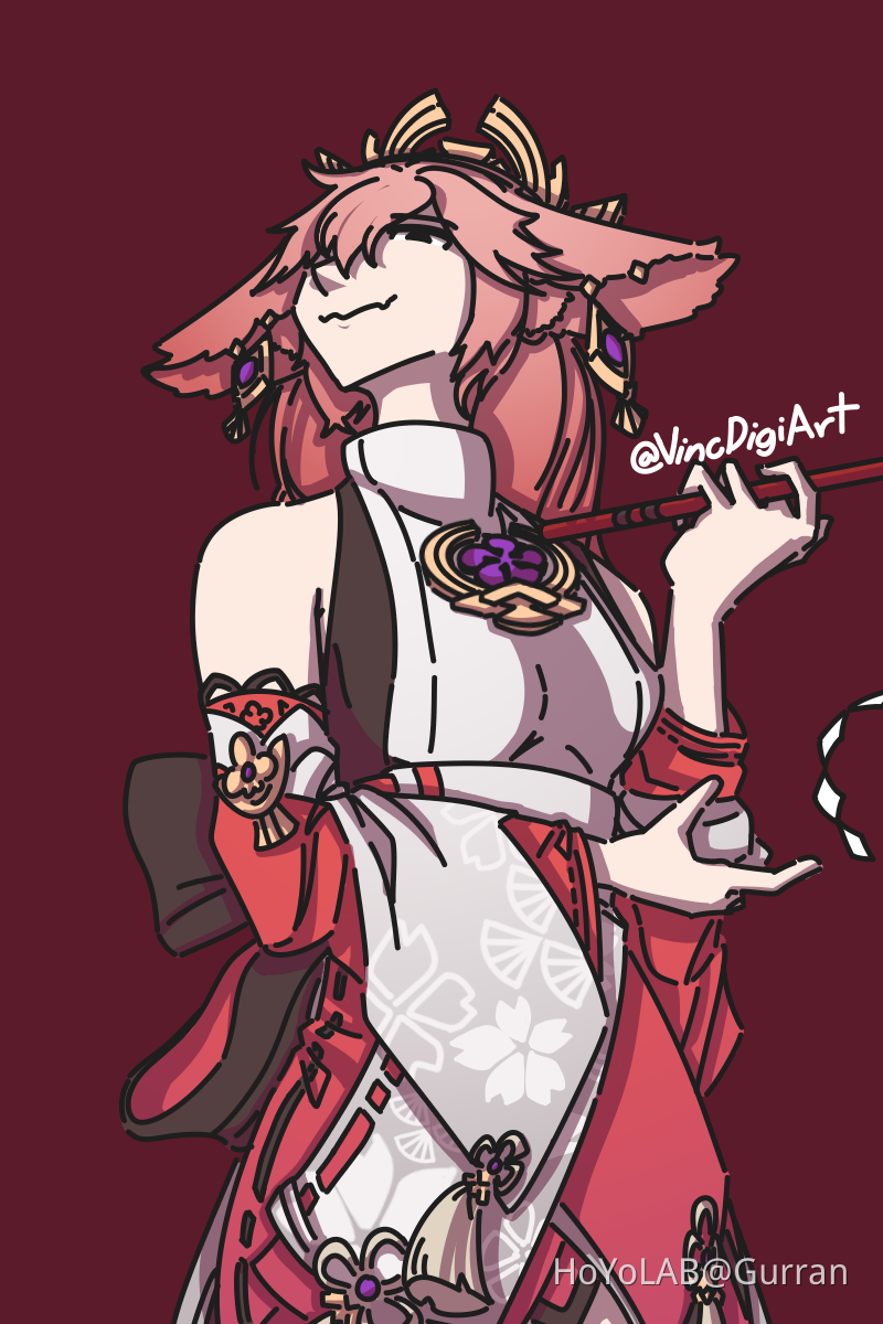 Yae Miko with that Smug energy Genshin Impact | HoYoLAB