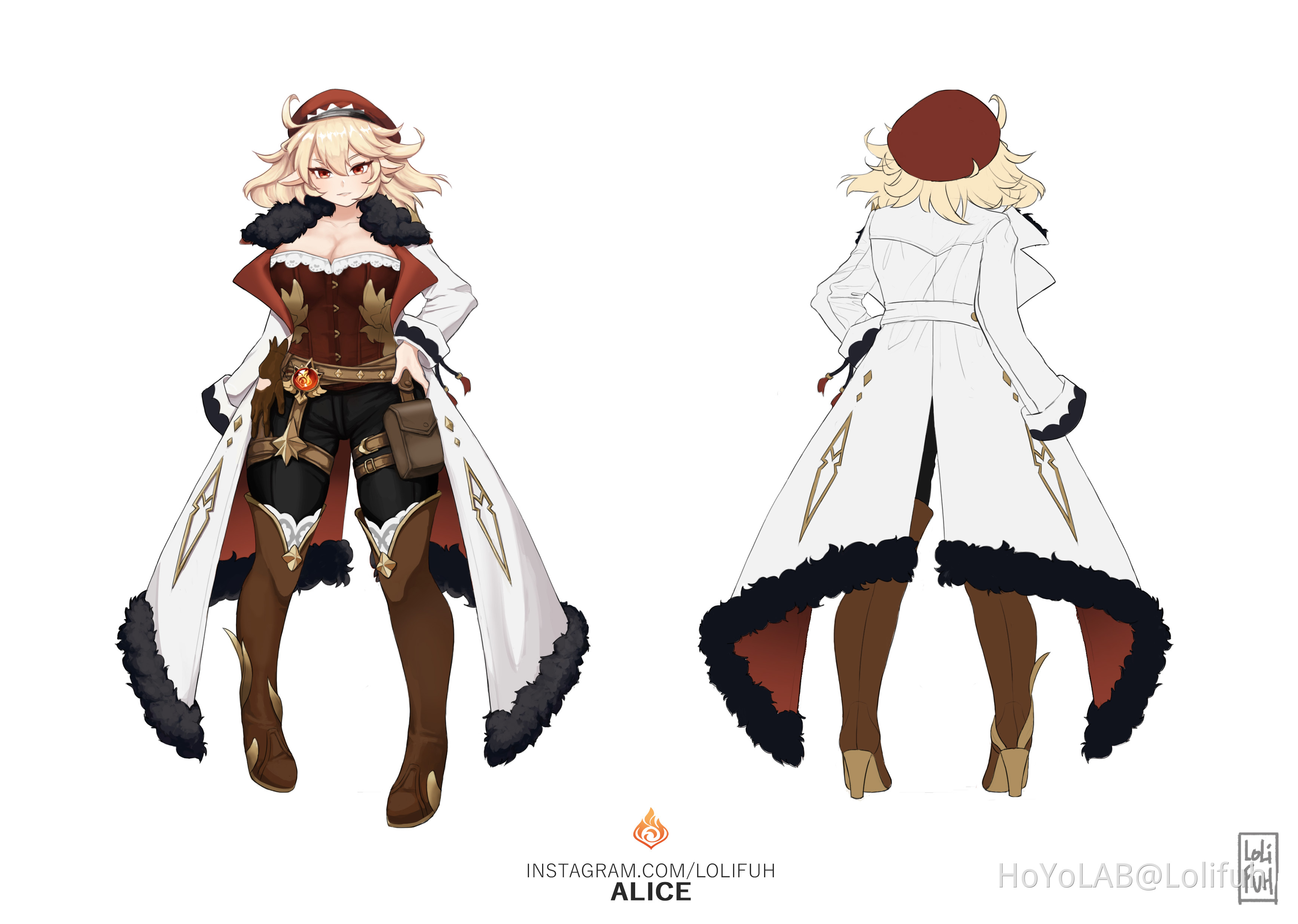 Alice Character Design - Klee's Mom | Genshin Impact | HoYoLAB