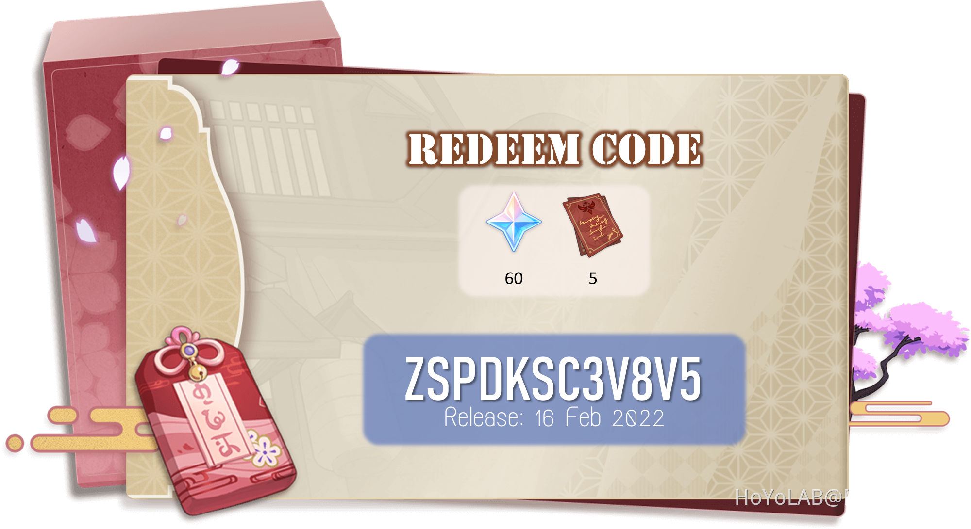 ZSPDKSC3V8V5 รีบใช้ก่อนหมดอายุน้าาาา Genshin Impact | HoYoLAB