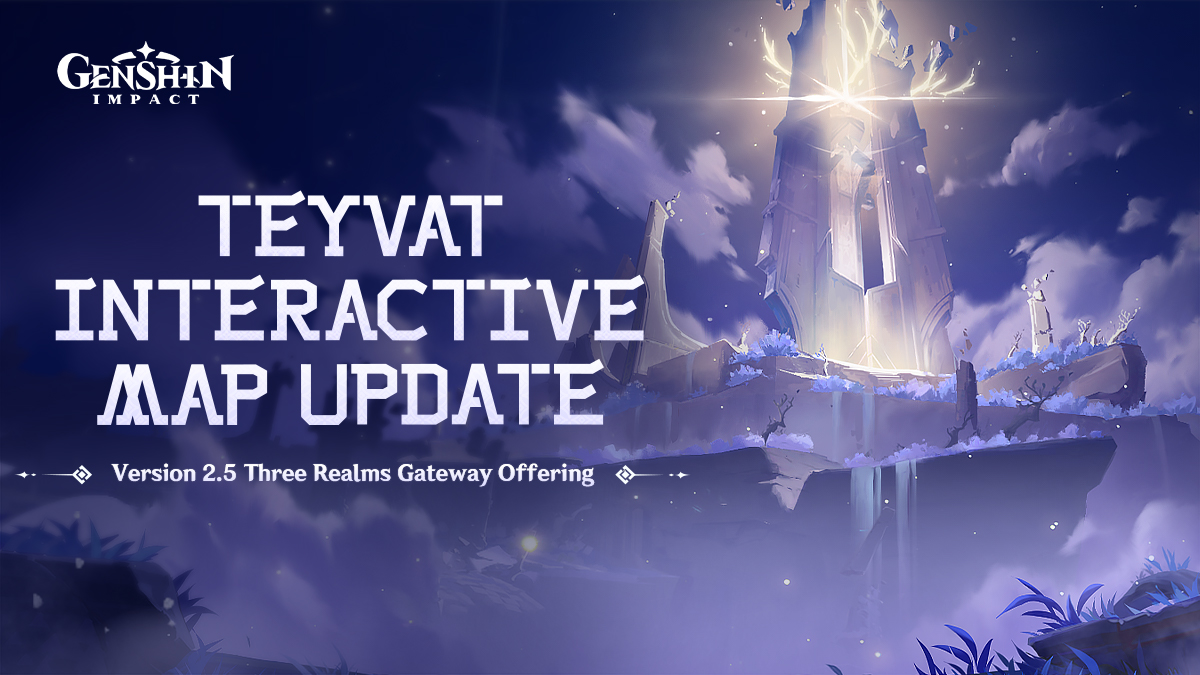 "Teyvat Interactive Map" Version 2.5 Map Pins Update Genshin Impact ...