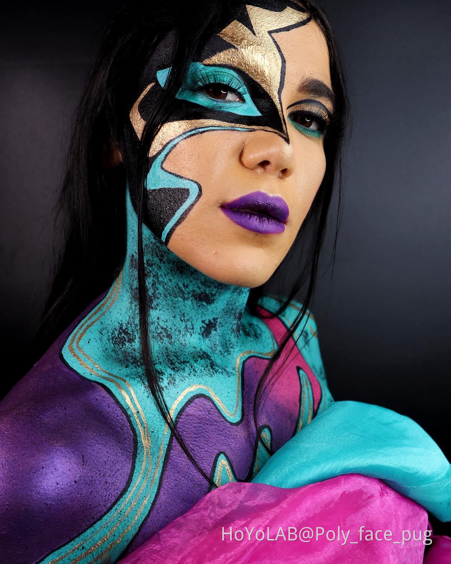 Xiao inspired Creative Makeup Genshin Impact | HoYoLAB