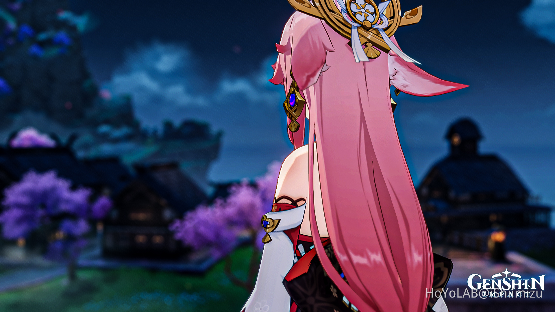 ''The Sakura Priestess'' - Yae Miko (Photo Album) | Genshin Impact ...
