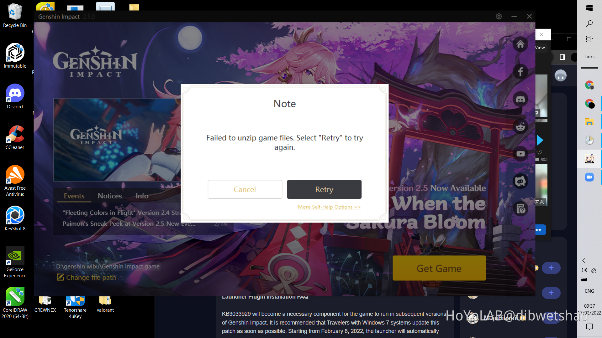 genshin impact failed to unzip game files Genshin Impact | HoYoLAB