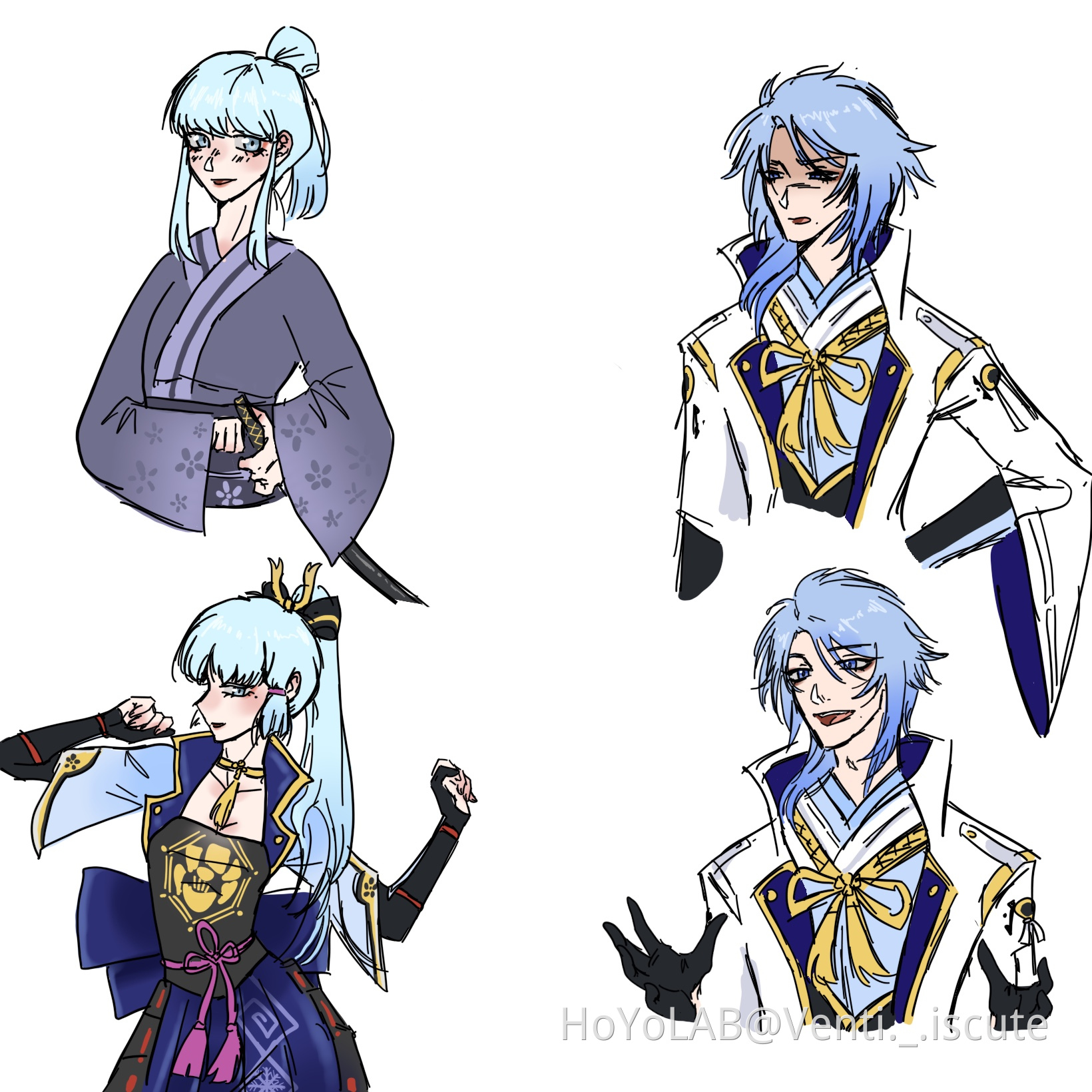 Ayato & Ayaka! Genshin Impact | HoYoLAB