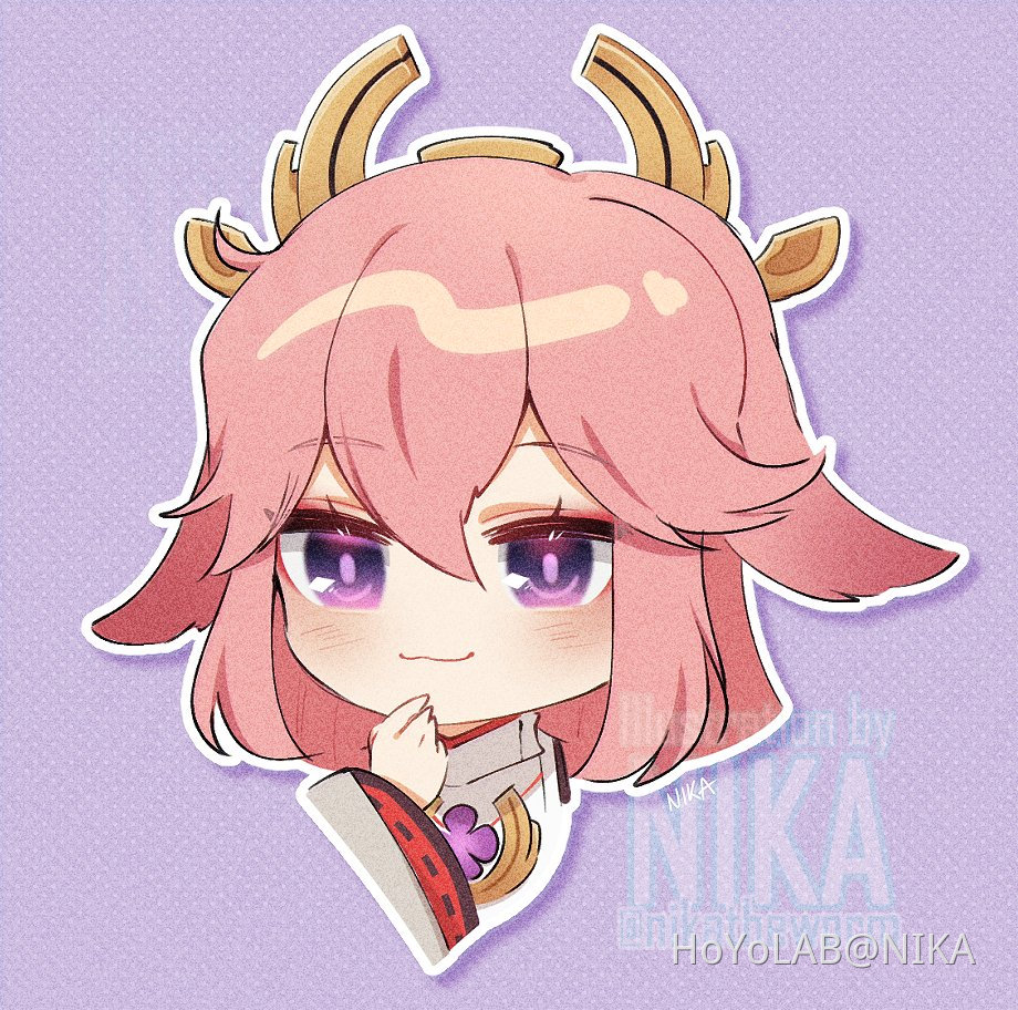 Yae Miko Chibi Genshin Impact | HoYoLAB