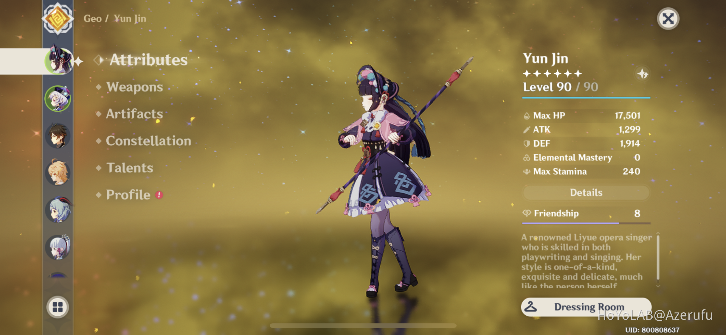 My Yunjin Build🍡 Genshin Impact | HoYoLAB