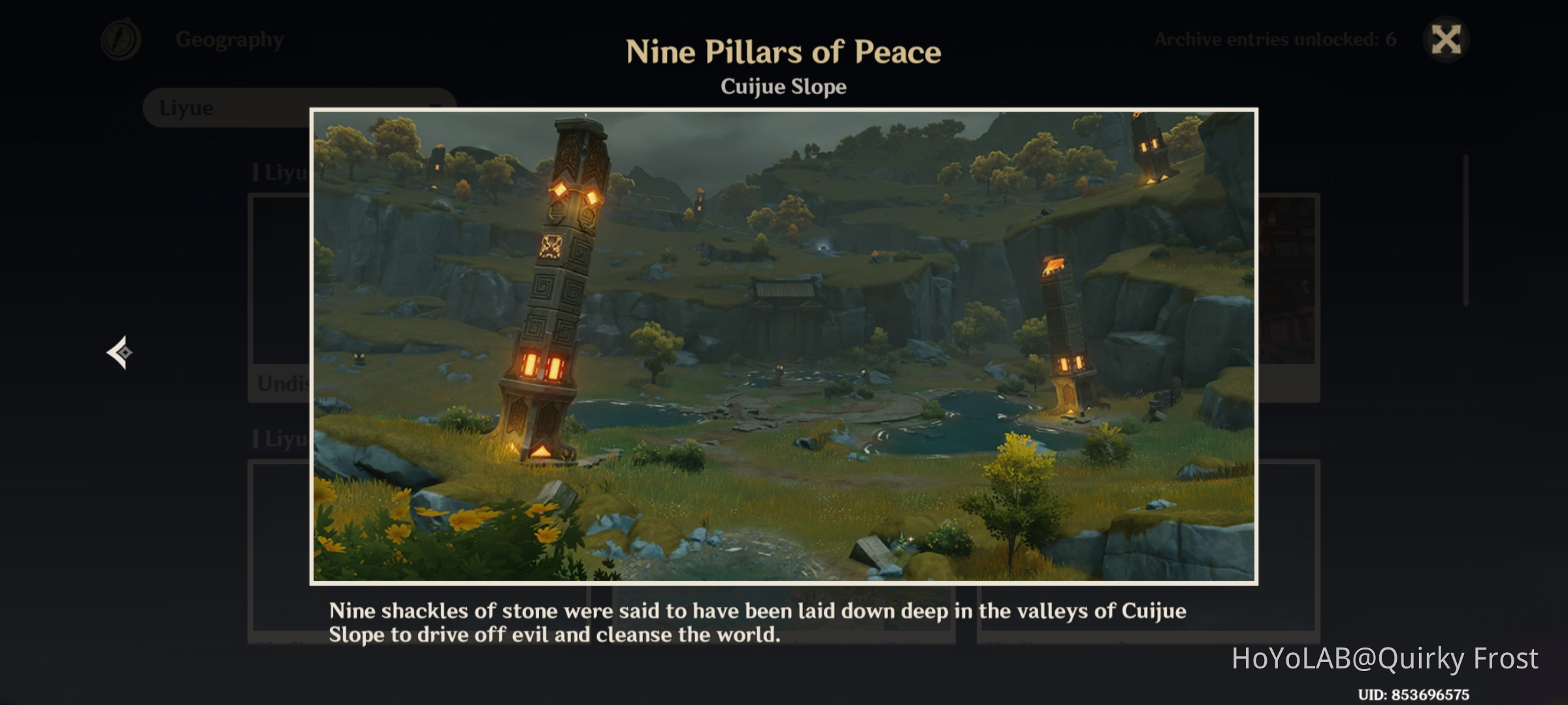 Nine Pillar of peace Genshin Impact | HoYoLAB