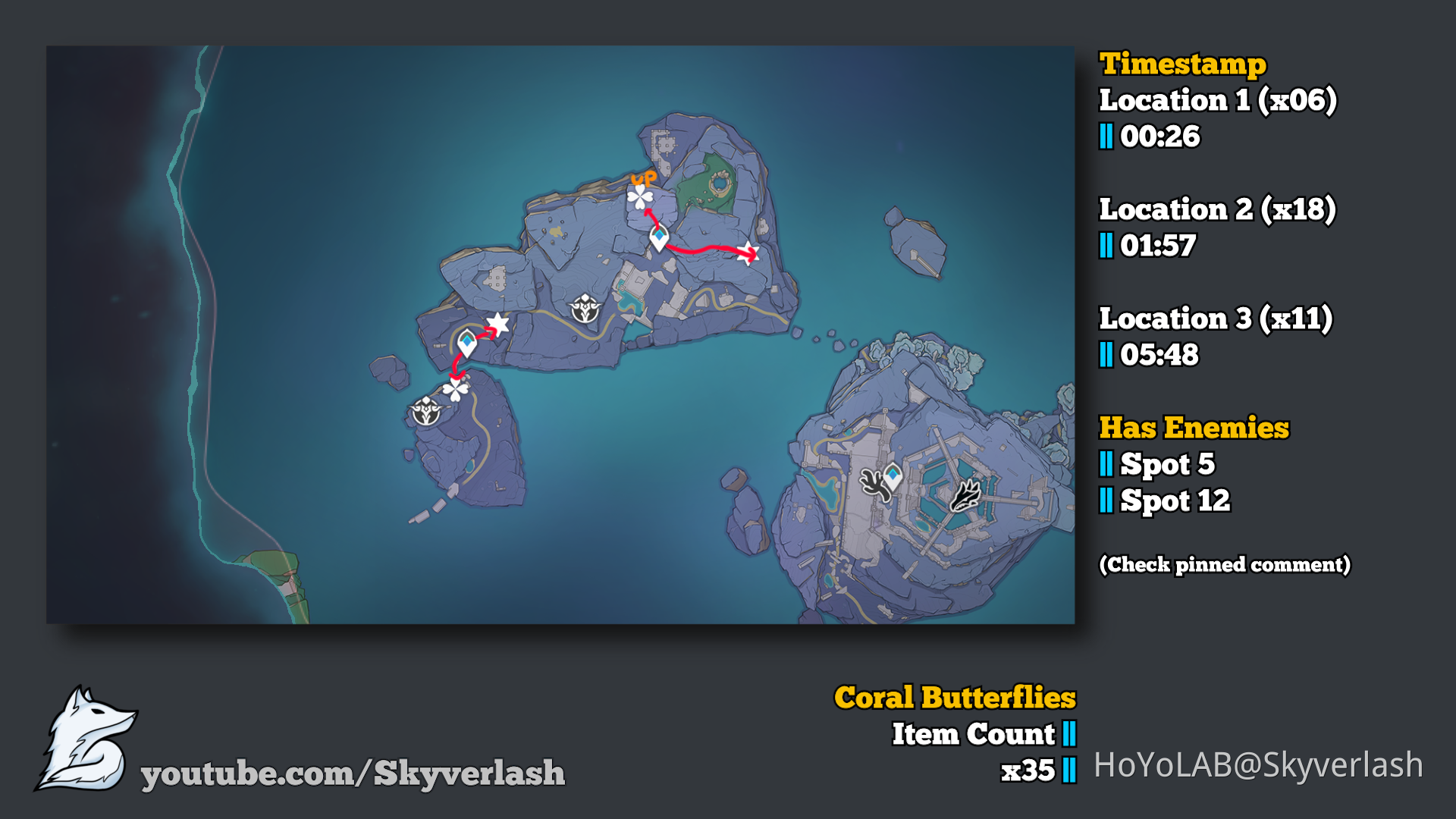 35 Coral Butterflies Location | Included Timestamp and Minimap Tracker ...