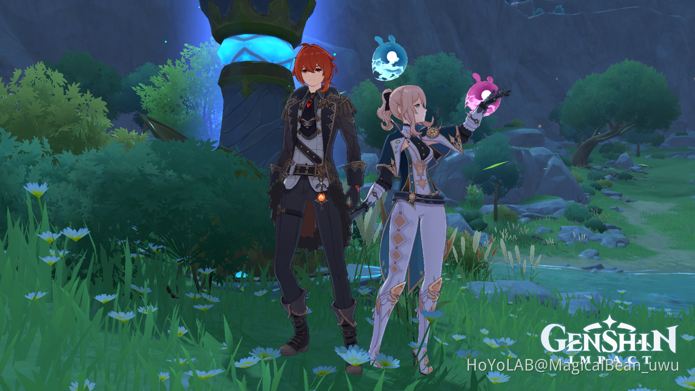 Diluc and Jean on an outing Genshin Impact | HoYoLAB