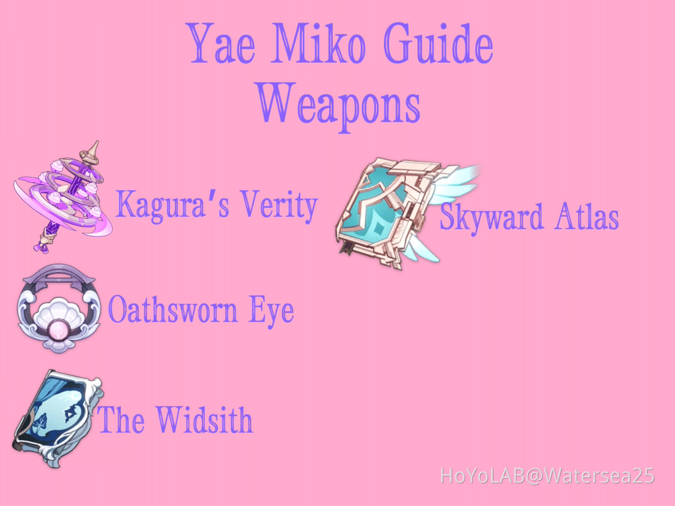 Yae Miko Artifact and weapon guide Genshin Impact | HoYoLAB