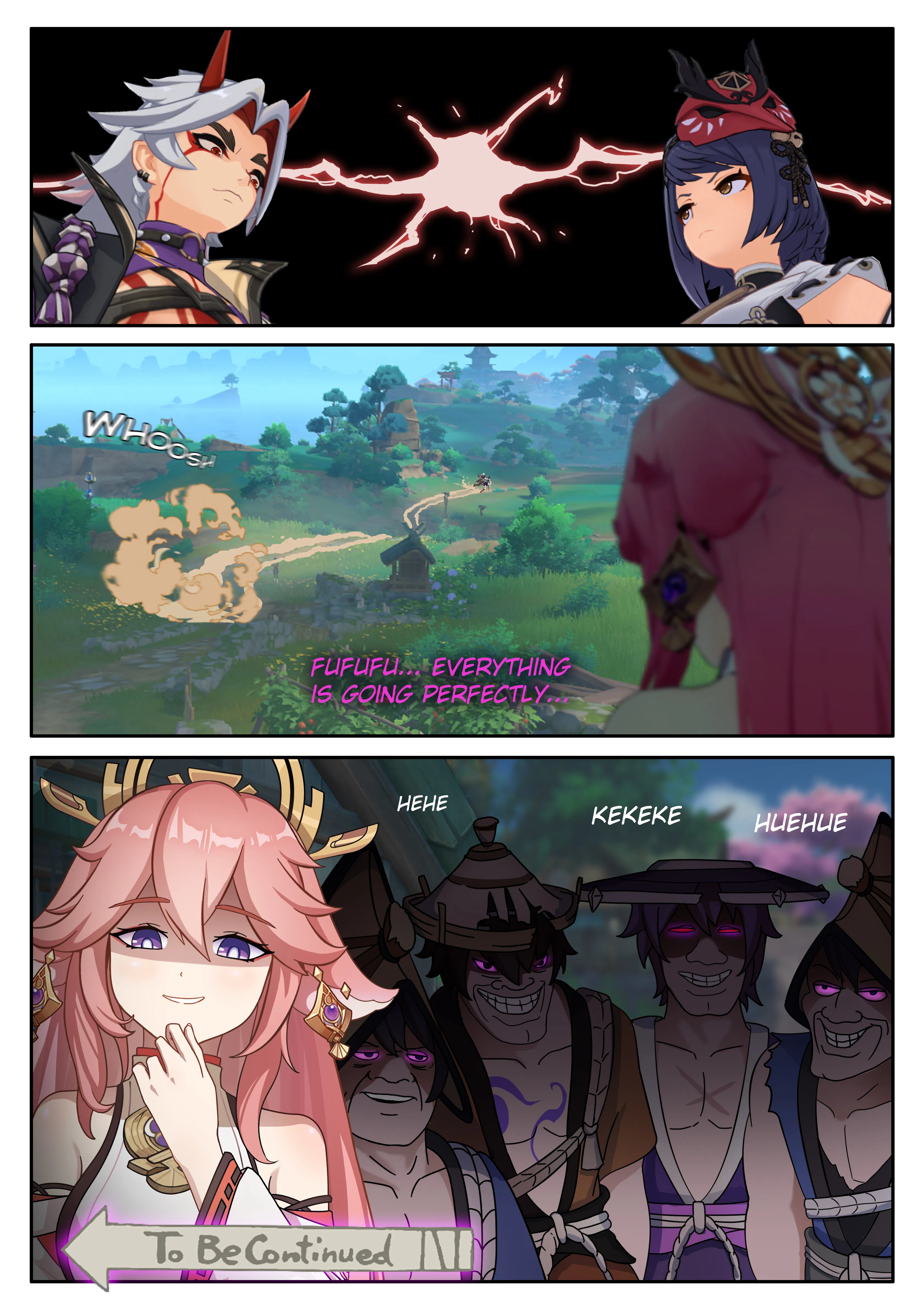 Itto x Sara MANGA ♥ Genshin Impact | HoYoLAB