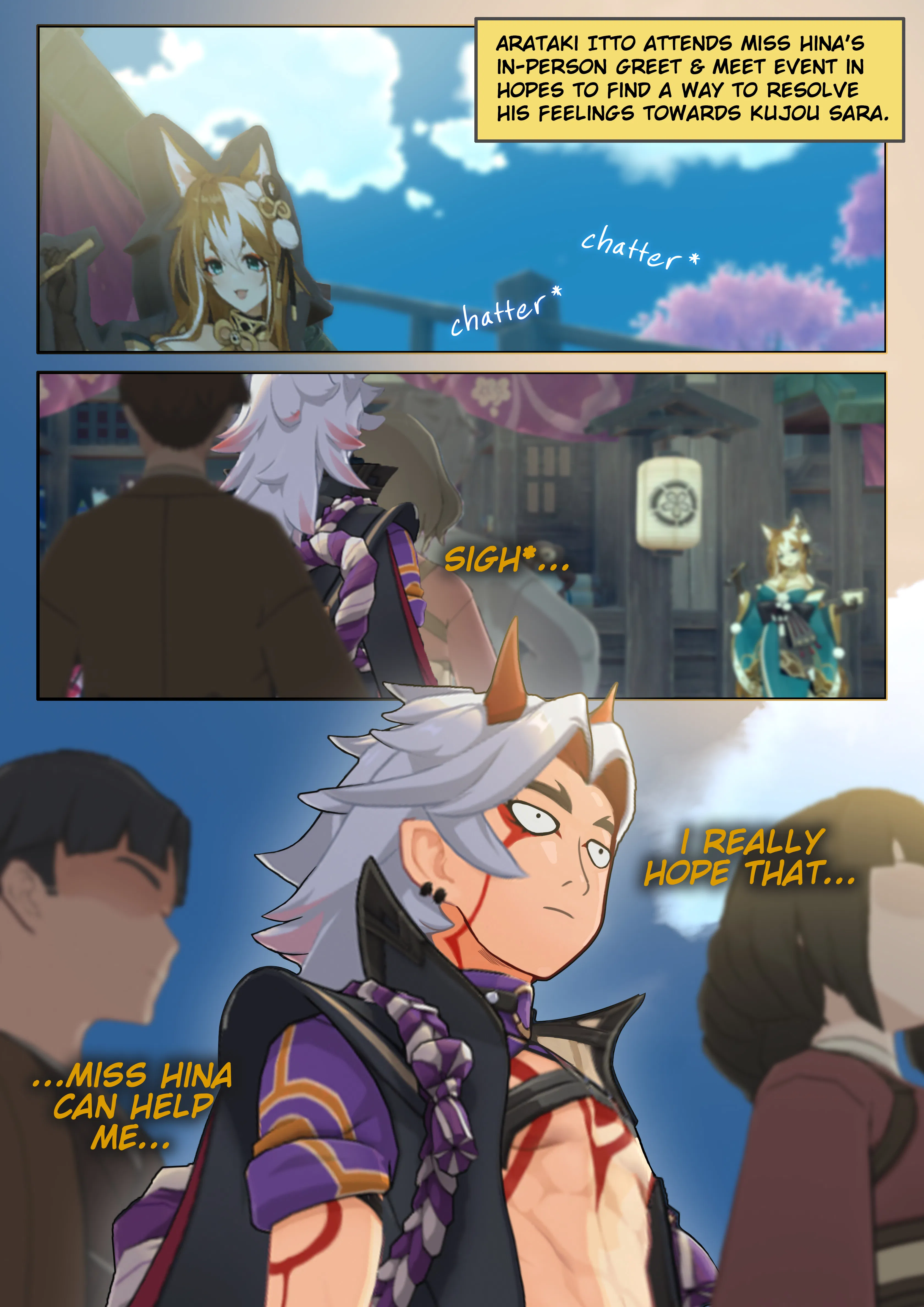 Itto x Sara MANGA ♥ Genshin Impact | HoYoLAB