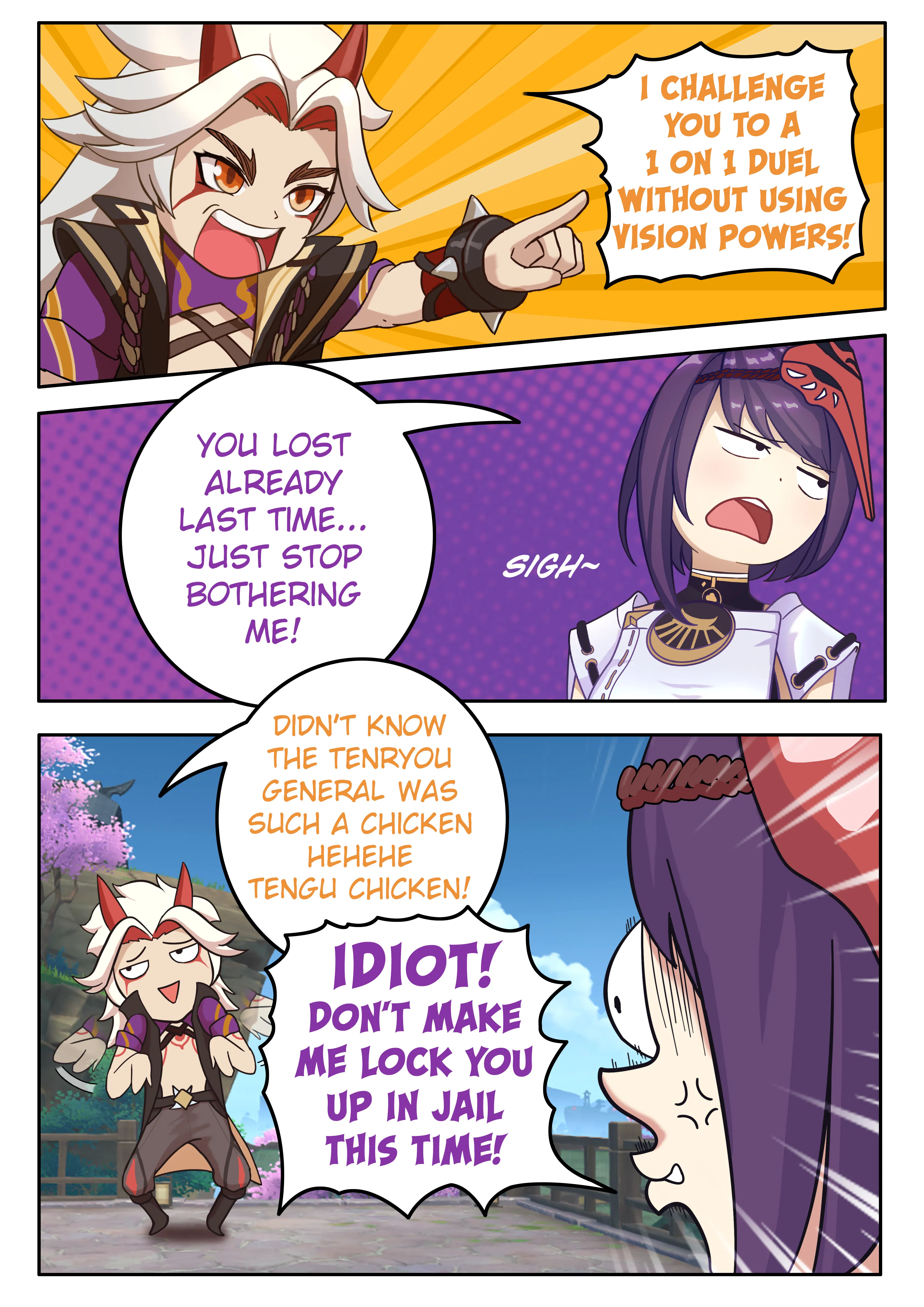 Itto x Sara MANGA ♥ Genshin Impact | HoYoLAB