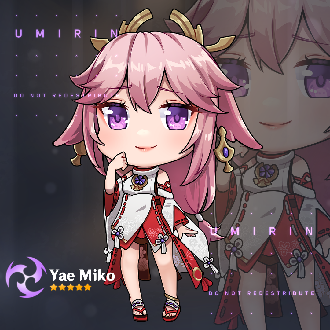 Chibi Yae Miko Genshin Impact | HoYoLAB