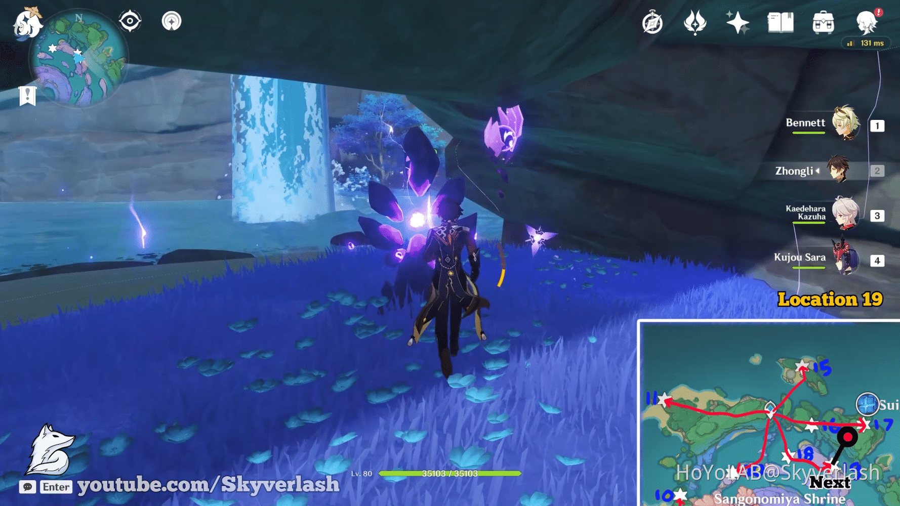 Sangonomiya Shrine Electroculus Guide || Timestamp + Map Tracker ...