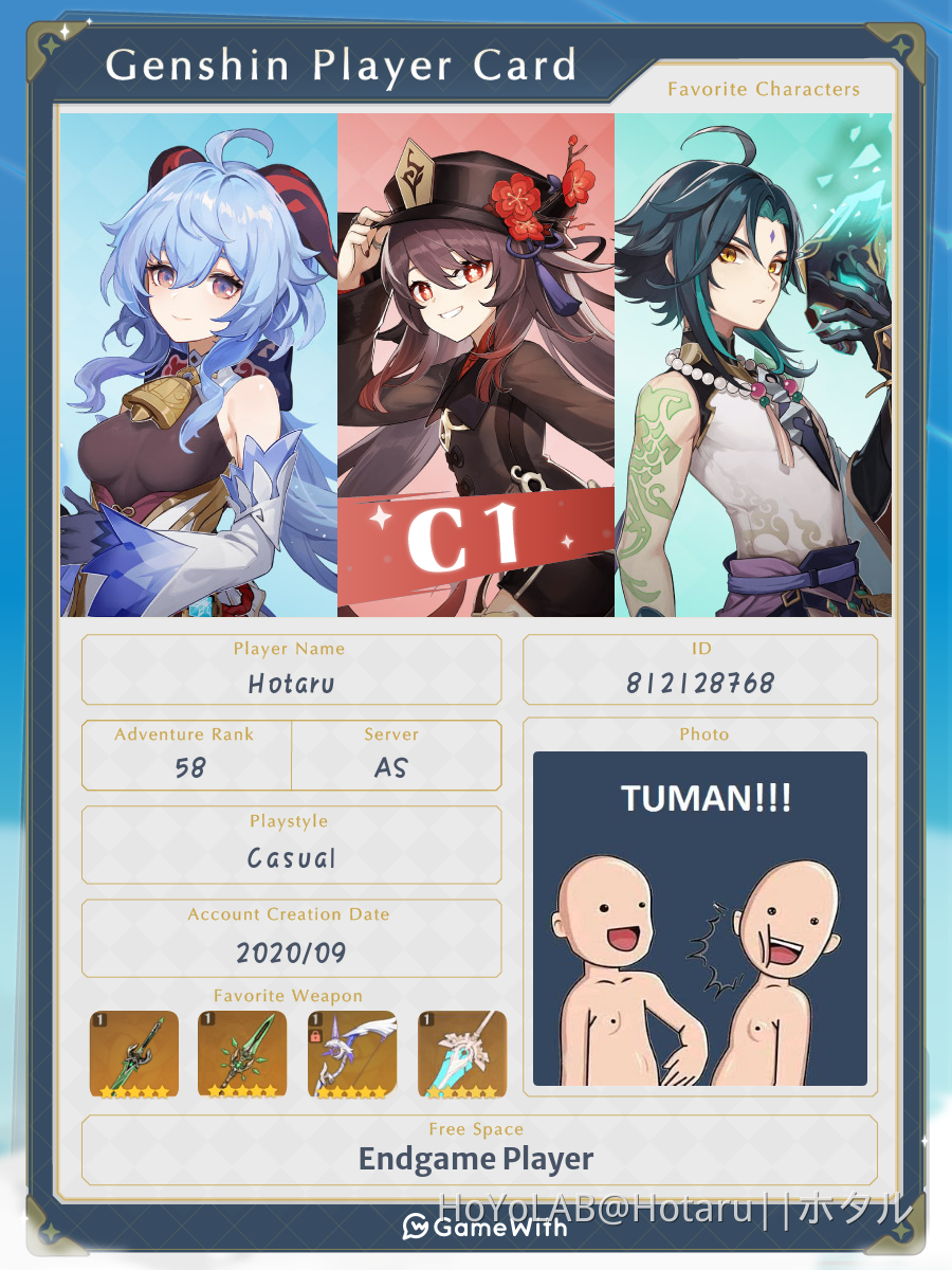 Yuk di add | Genshin Impact | HoYoLAB